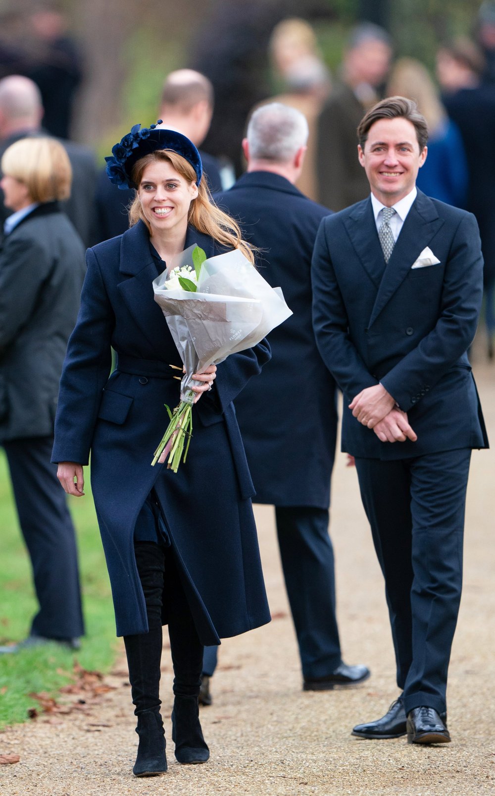 Princess Beatrice Attends Christmas Day Service 2023 — Royal Portraits ...