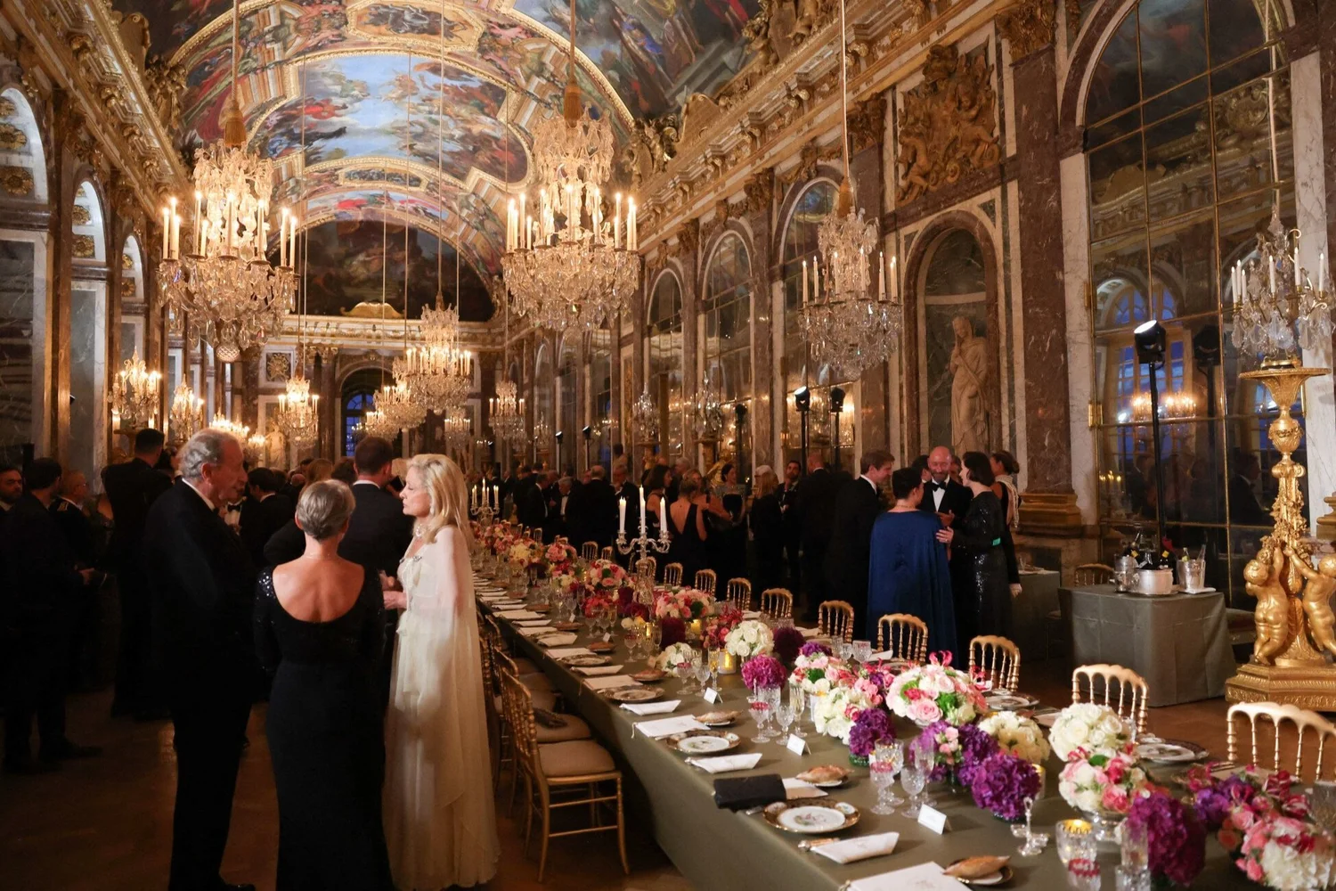 The King and Queen of the United Kingdom Attend State Banquet at ...