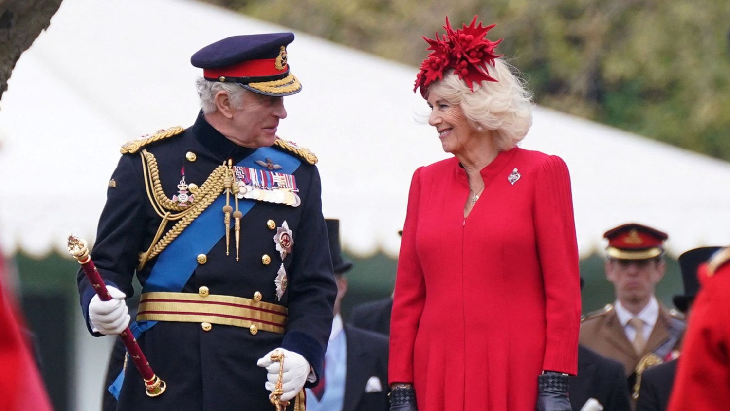 The King and Queen of the United Kingdom Attend Presentation of New ...