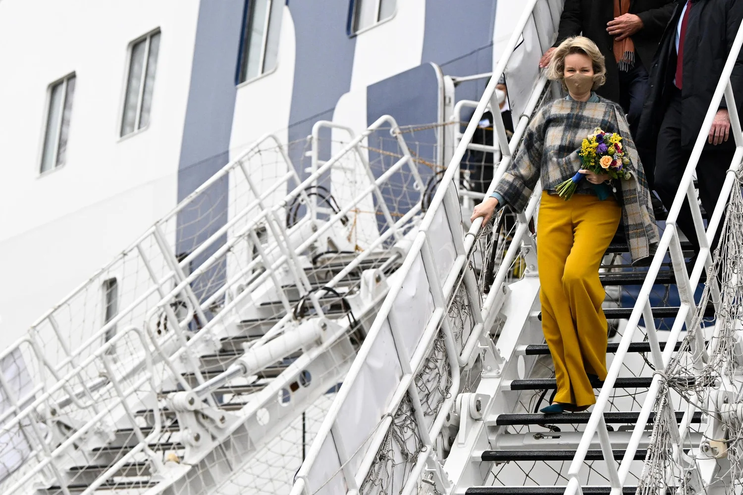 Queen Mathilde Visits Hospital Ship Global Mercy — Royal Portraits Gallery