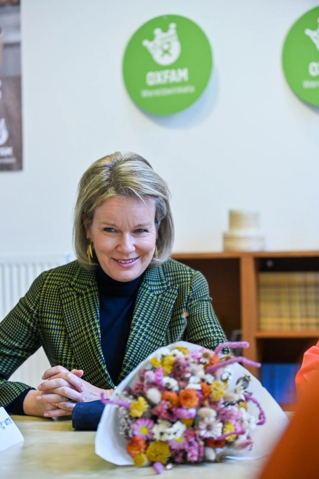 Queen Mathilde Visits OXFAM's Fairtrade Store in Mechelen — Royal ...