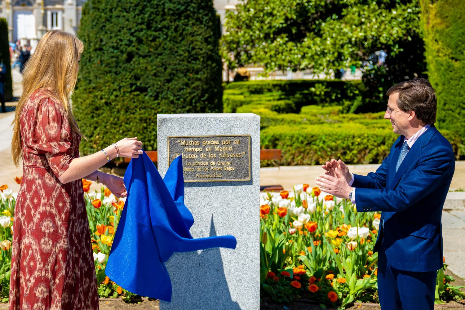 The Princess of Orange Unveils Plaque in Madrid — Royal Portraits Gallery