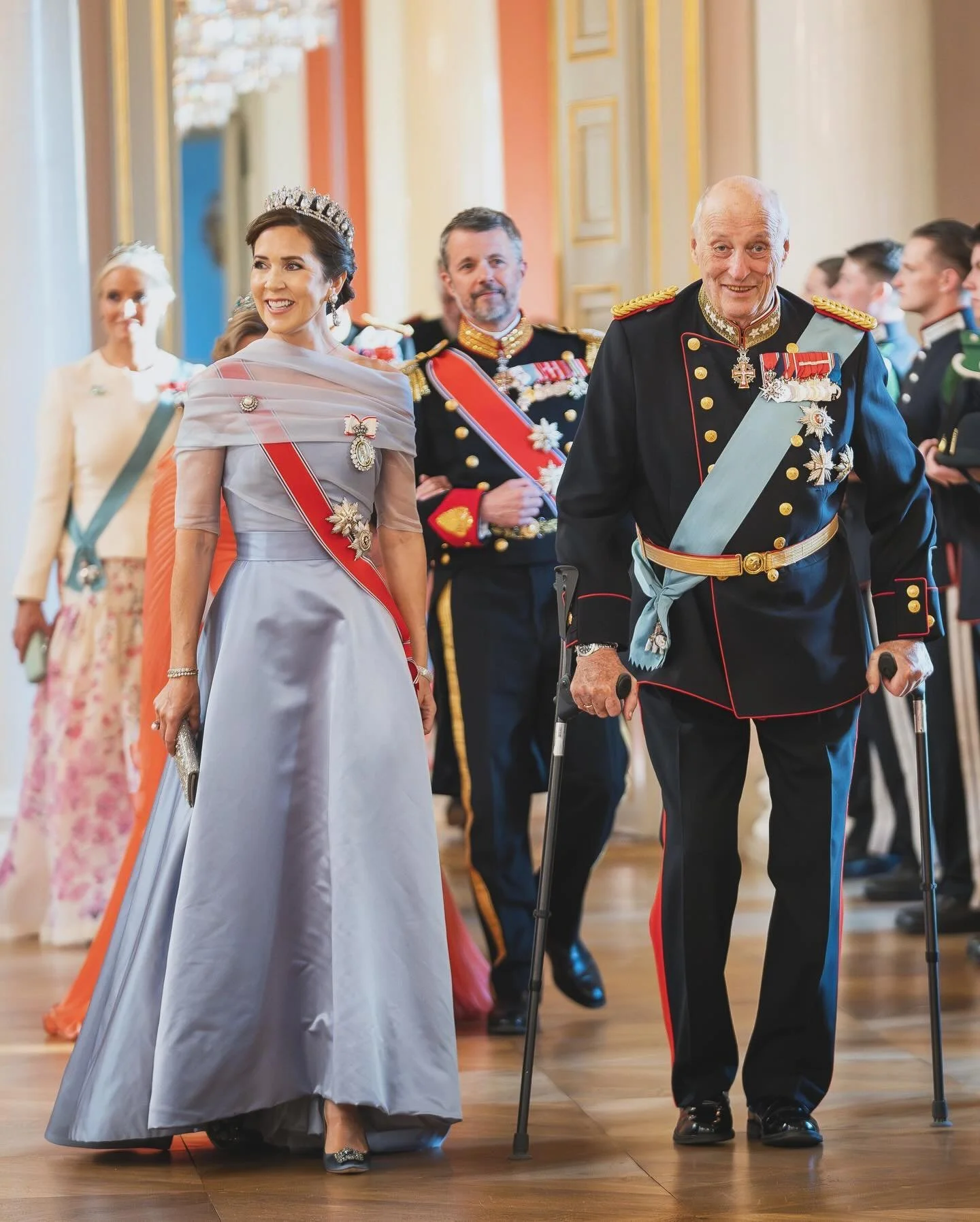 The King and Queen of Denmark Attend State Banquet Hosted by the King ...