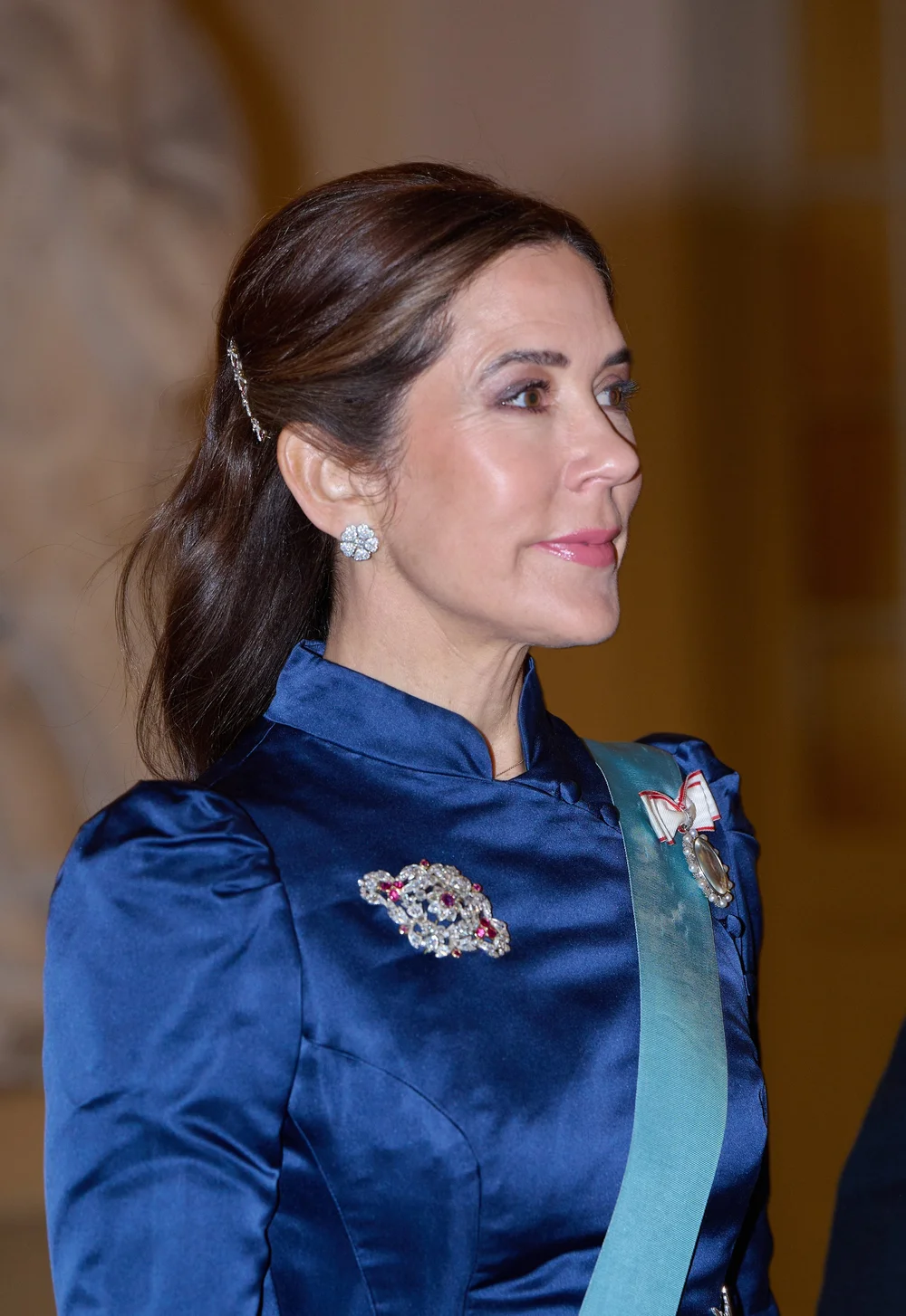 The Crown Prince and Crown Princess of Denmark Attend the 2024 New Year Reception for Diplomatic ...