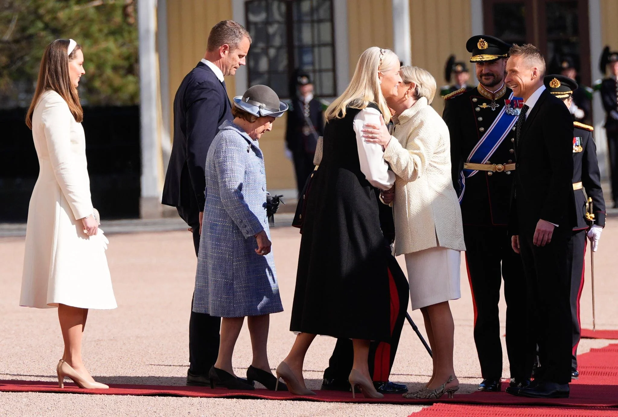 The Crown Prince and Crown Princess of Norway Attend the Welcoming ...