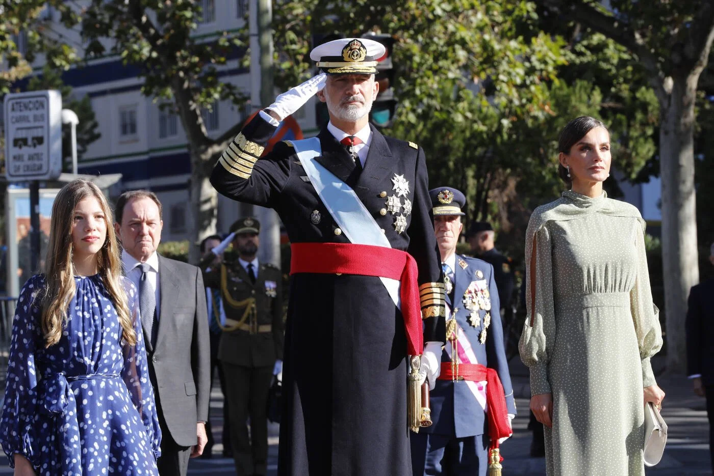 The Royal Family of Spain Attend National Day Military Parade 2022 ...