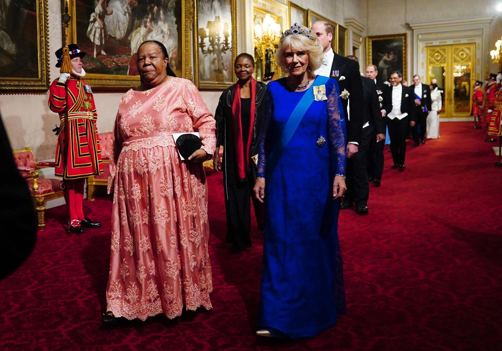 The King and Queen of the United Kingdom Host State Banquet in Honour ...