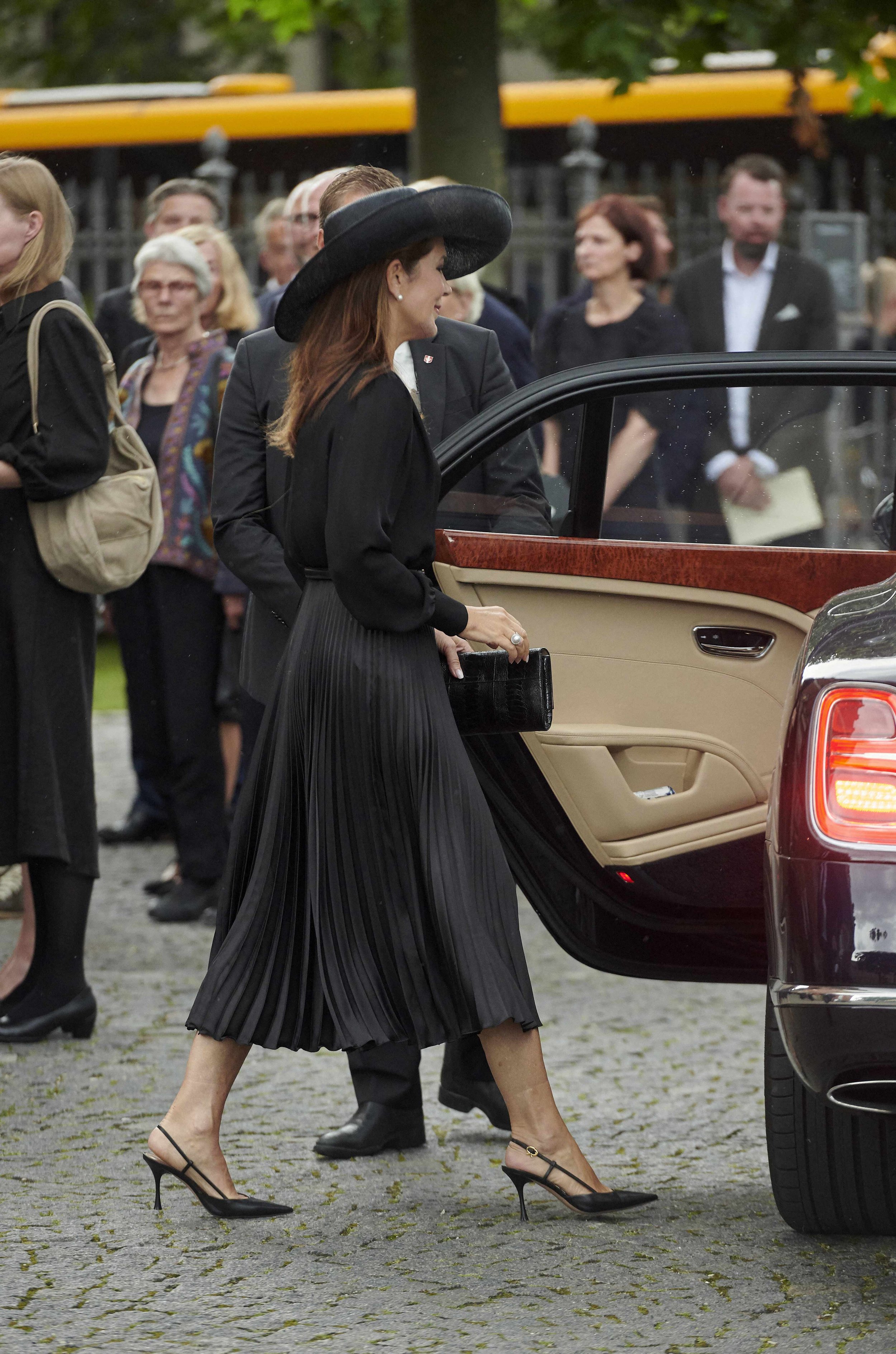 The King and Queen of Denmark Attend Funeral of Former Chief of Court ...