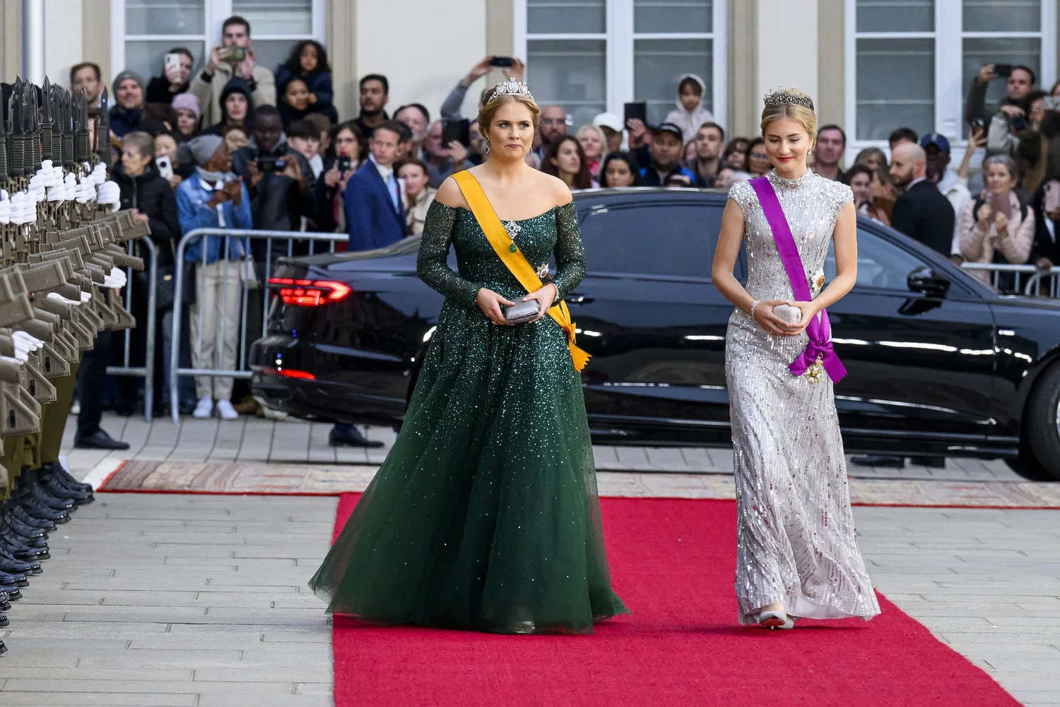 The Duchess of Brabant and the Princess of Orange Attend Gala Dinner in ...