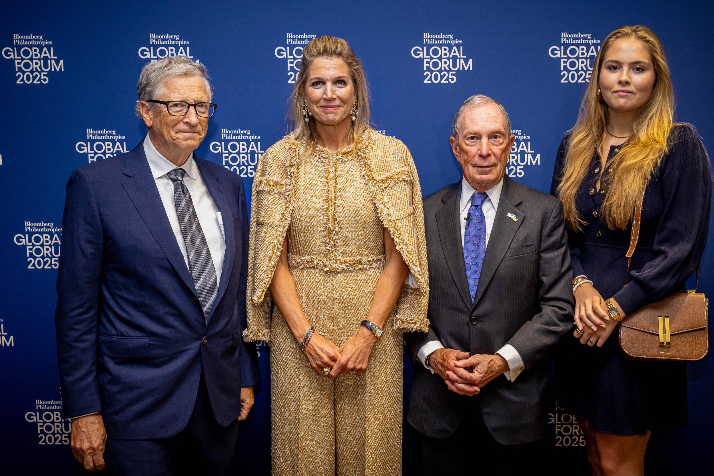 Queen Maxima and The Princess of Orange Attend Bloomberg Meeting in New ...