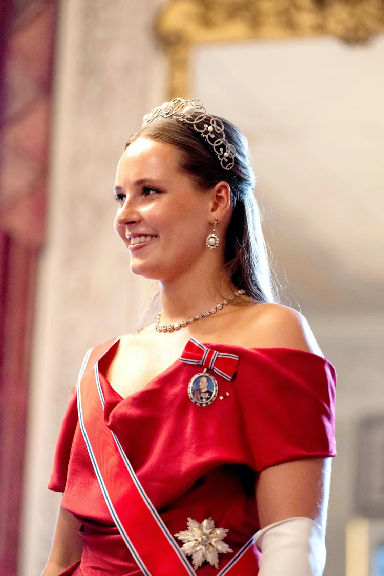 Princess Ingrid Alexandra Attends State Banquet Held for the President ...