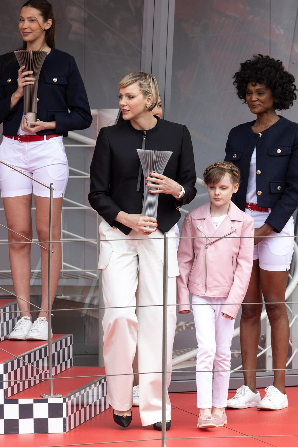 The Prince and Princess of Monaco Attend Monaco Grand Prix Formule E ...