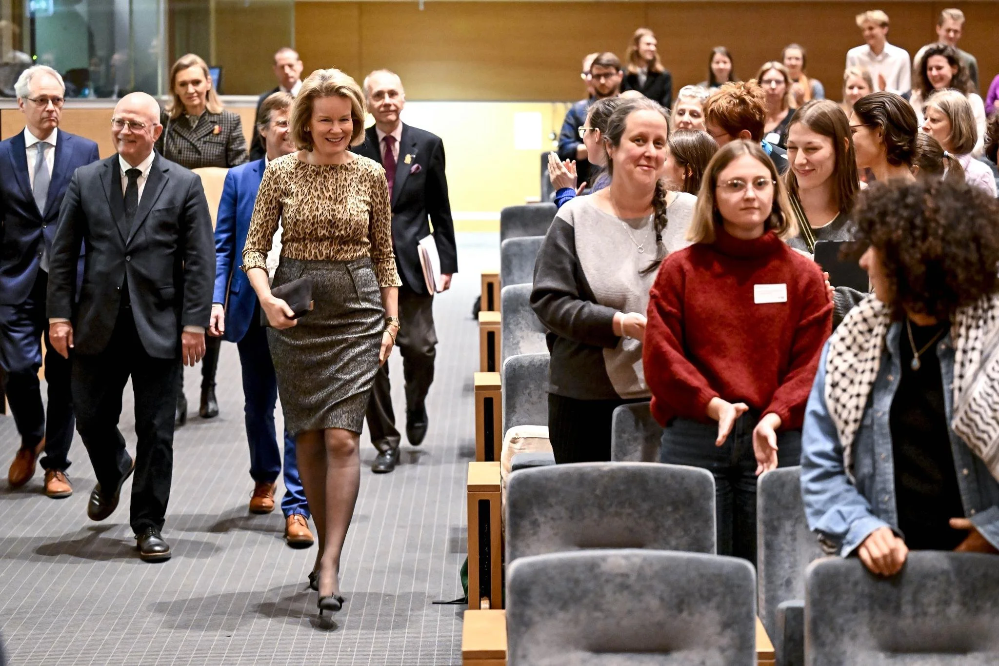 Queen Mathilde Attends Food Sustainability Conference — Royal Portraits ...