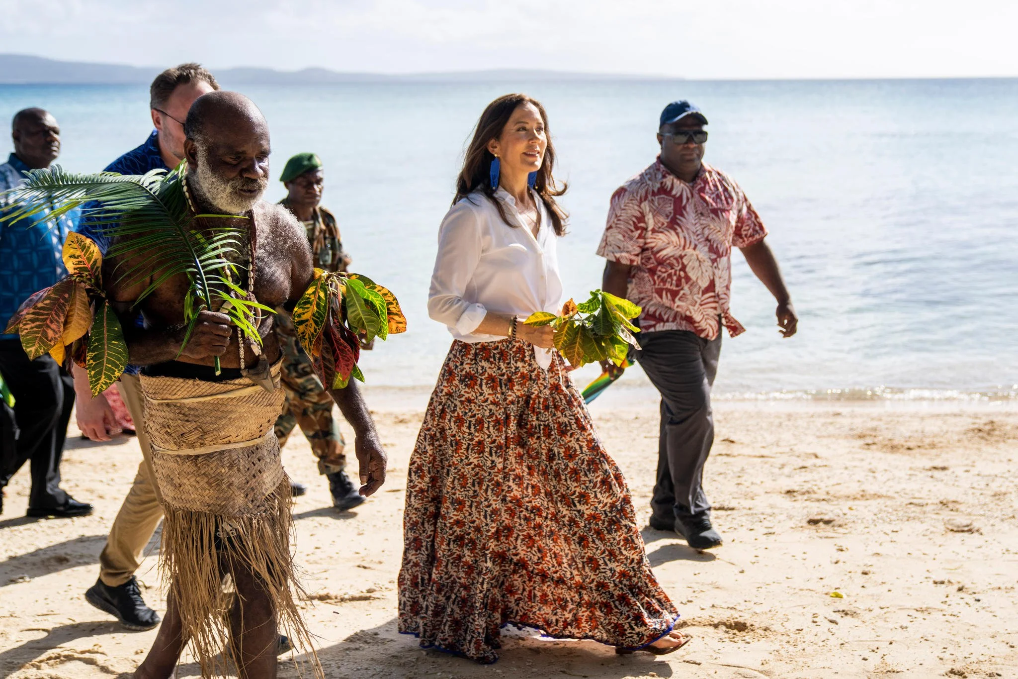 Crown Princess Mary Arrives in the Pele Island, Vanuatu — Royal ...