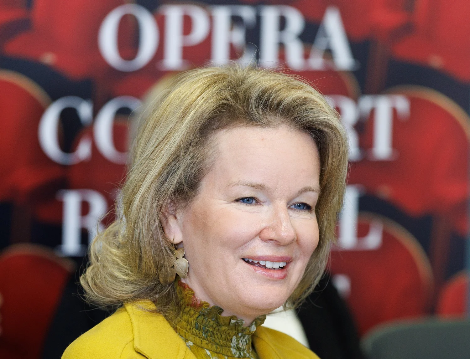 Queen Mathilde Attends Singing Workshop at Federal Opera House — Royal ...