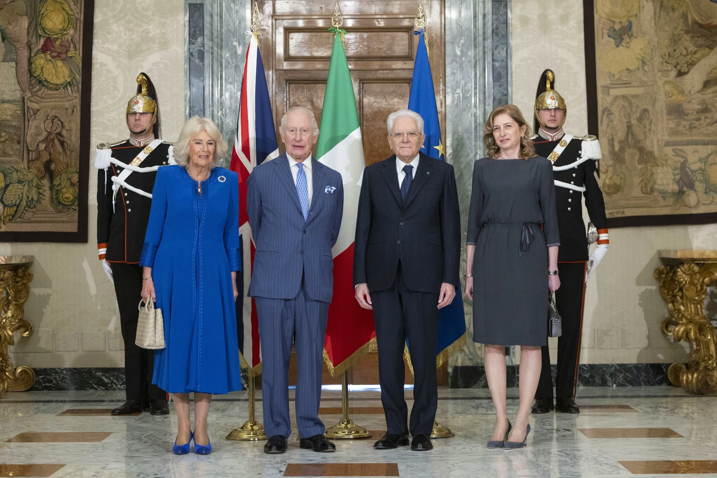 The King and Queen of the United Kingdom Pay State Visit to Italy ...