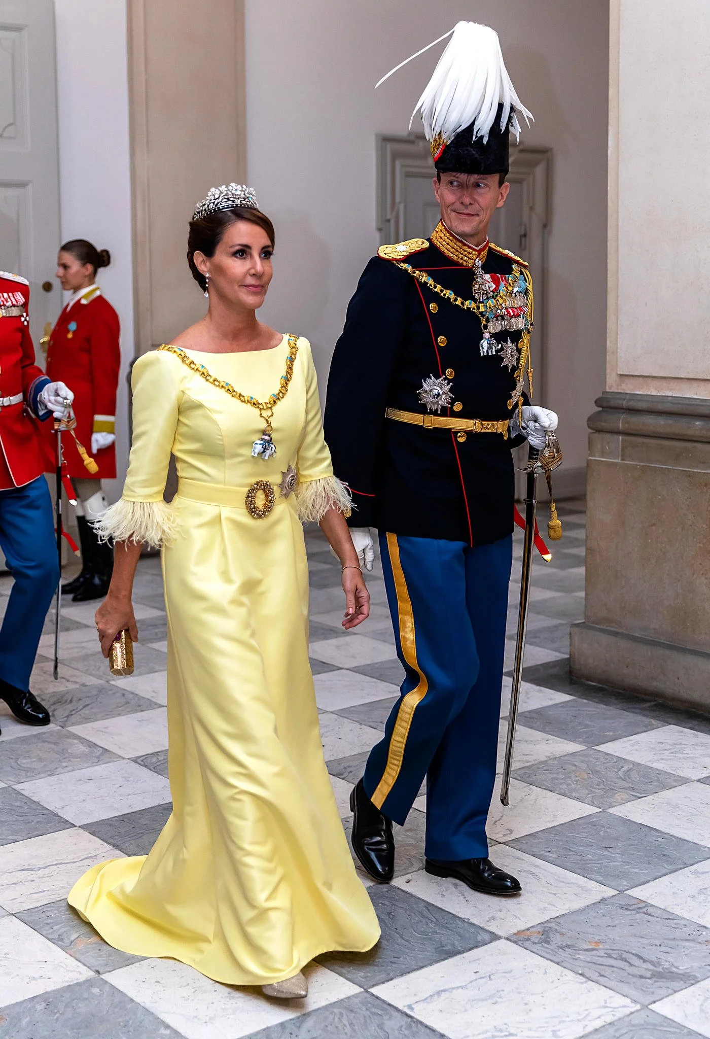 Prince Joachim and Princess Marie Attend Banquet Celebrating Queen ...