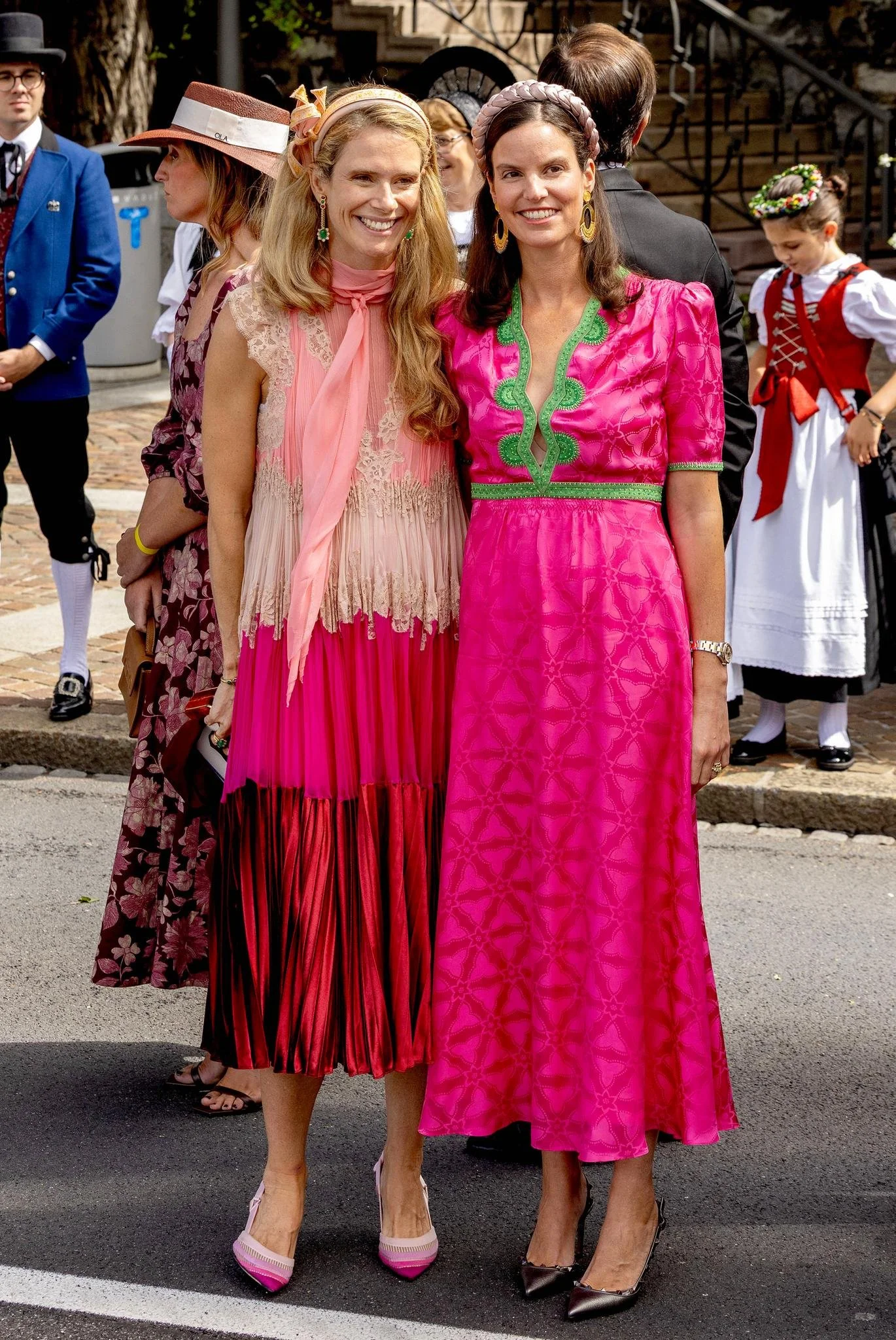 Princess Maria Anunciata and Princess Marie-Astrid Attend Wedding of ...