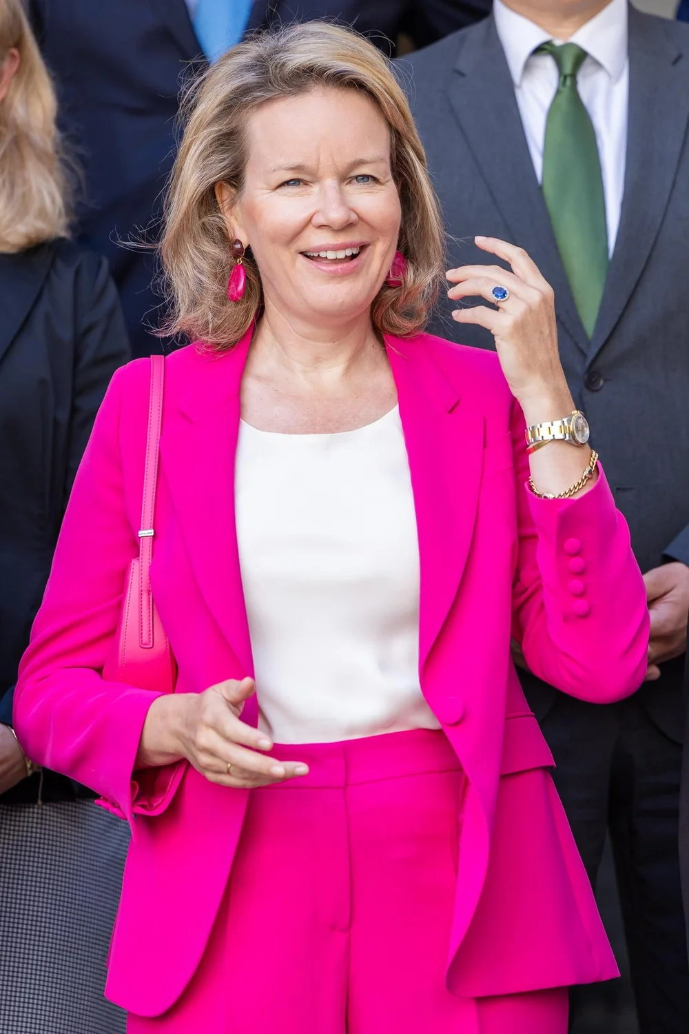 Queen Mathilde Receives UNDP Delegation — Royal Portraits Gallery