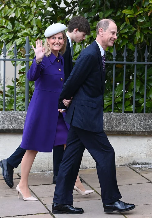 The Duke and Duchess of Edinburgh Attend 2024 Easter Mattins Service at ...