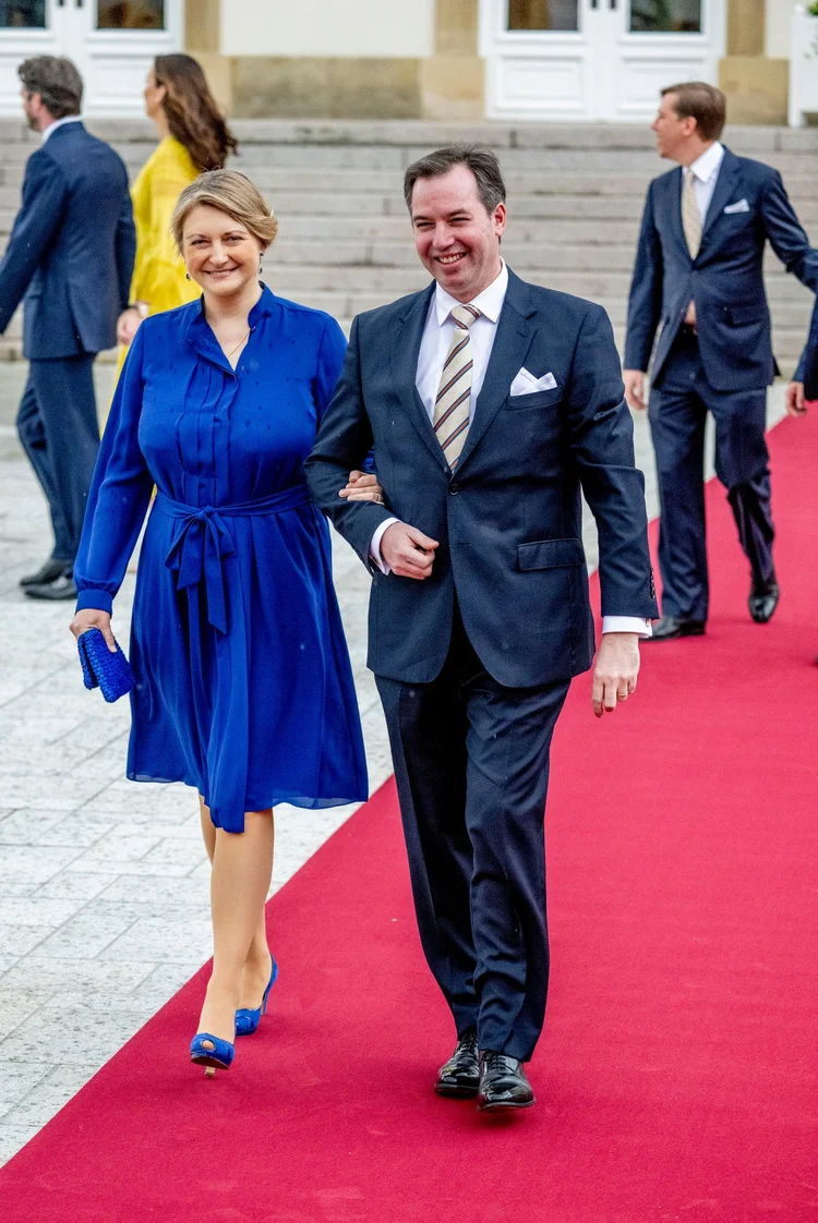 The Hereditary Grand Duke and Hereditary Grand Duchess of Luxembourg Attend Civil Wedding of ...
