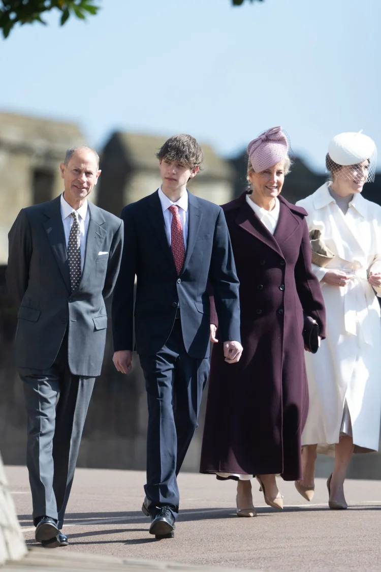 The Duke and Duchess of Edinburgh Attend Easter Sunday Service 2025 ...