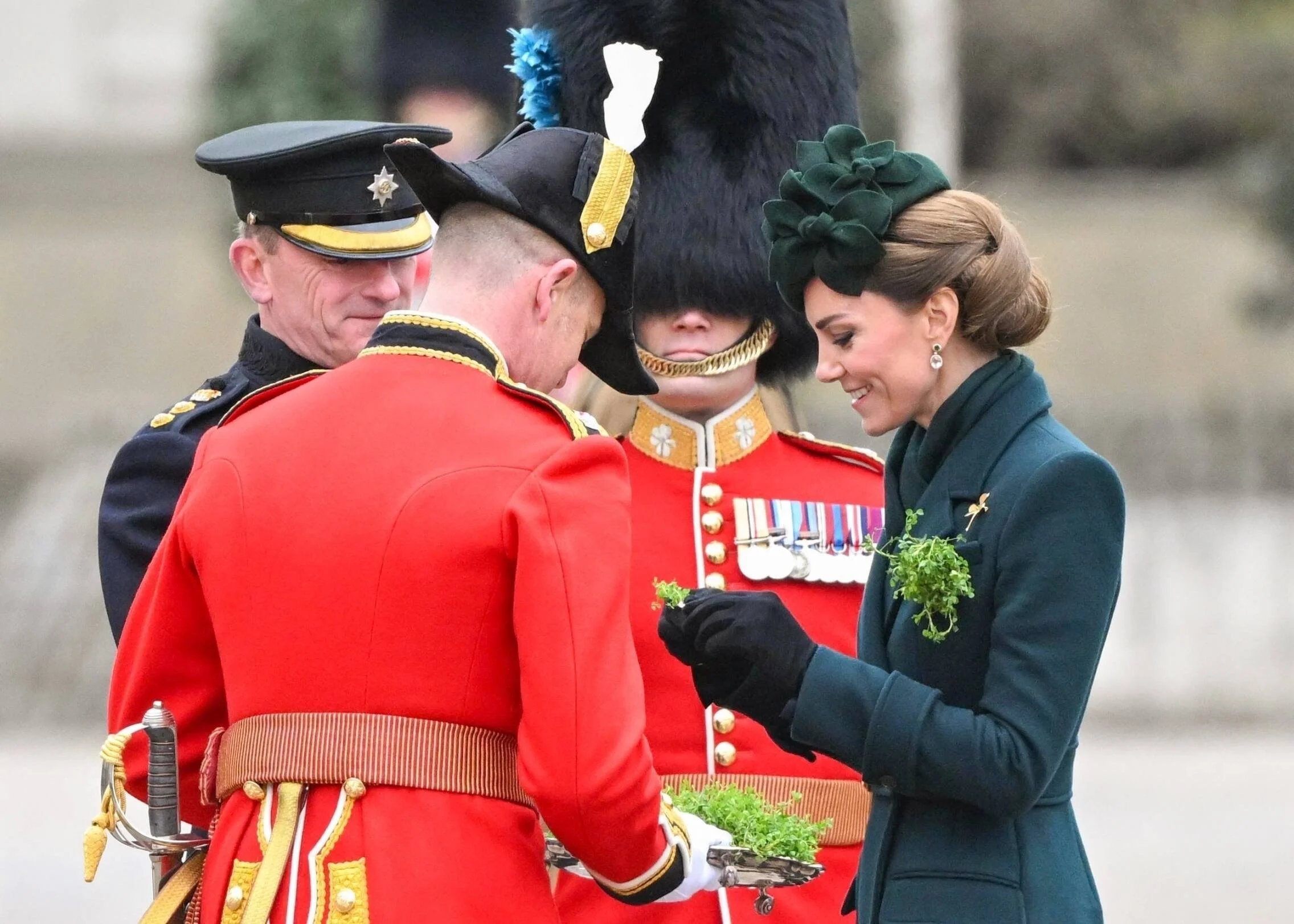 The Princess of Wales Attends the 2025 Irish Guard's St. Patrick's Day ...