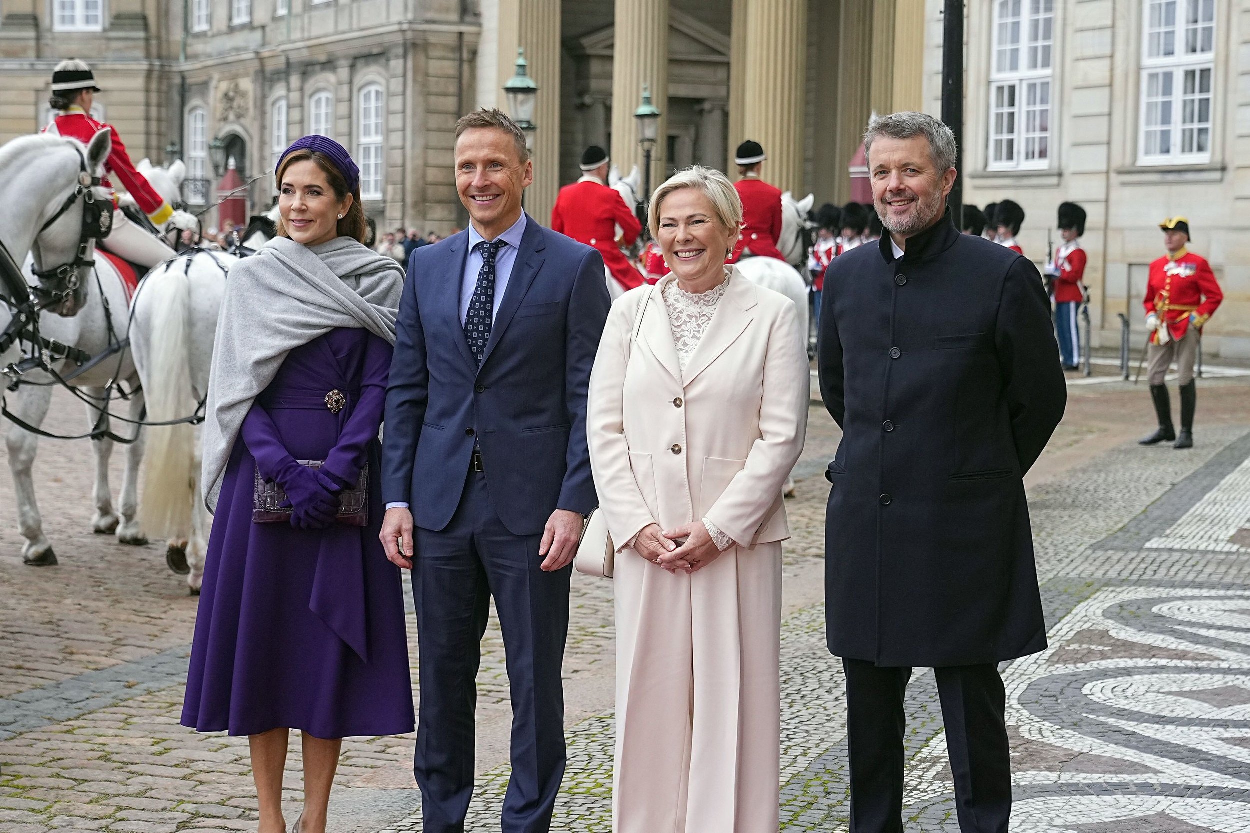The King and Queen of Denmark Welcome the President of Iceland for ...