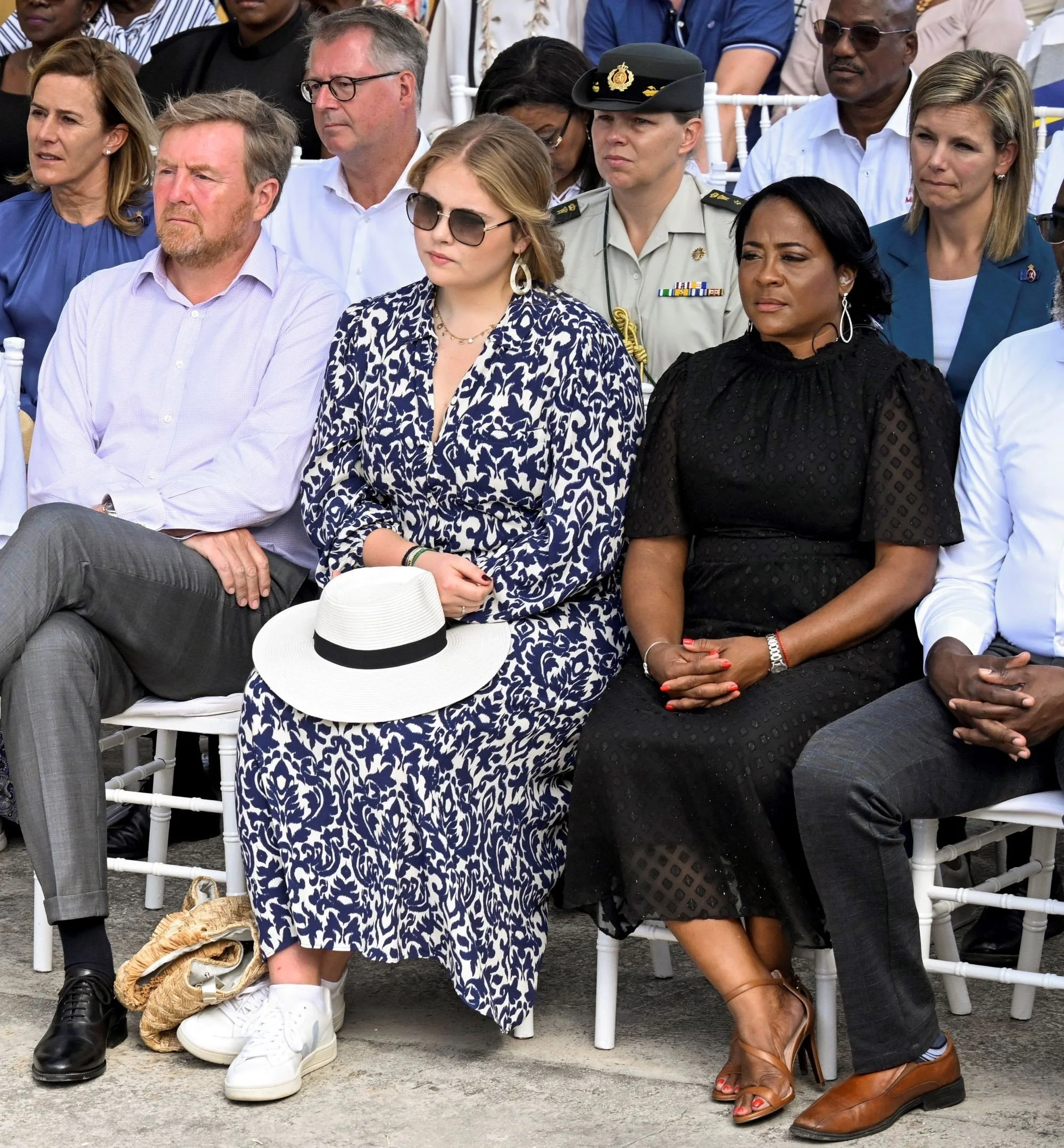 The King and Queen of The Netherlands and The Princess of Orange Visit ...