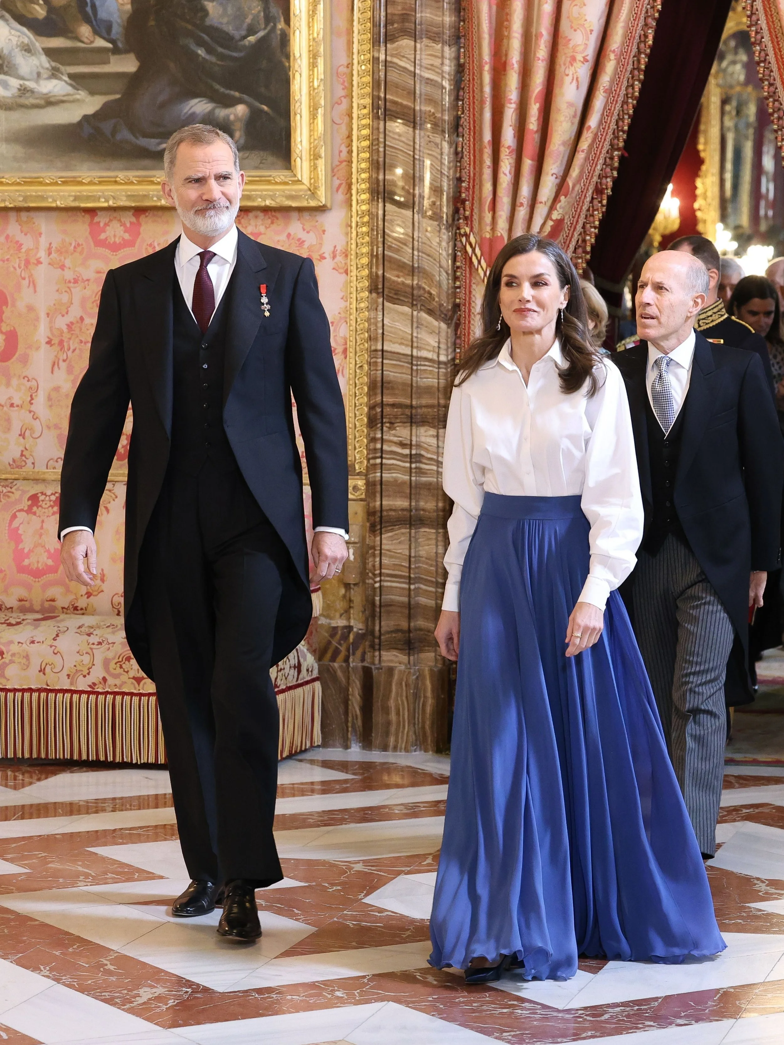 The King and Queen of Spain Host the 2025 New Year's Reception for ...