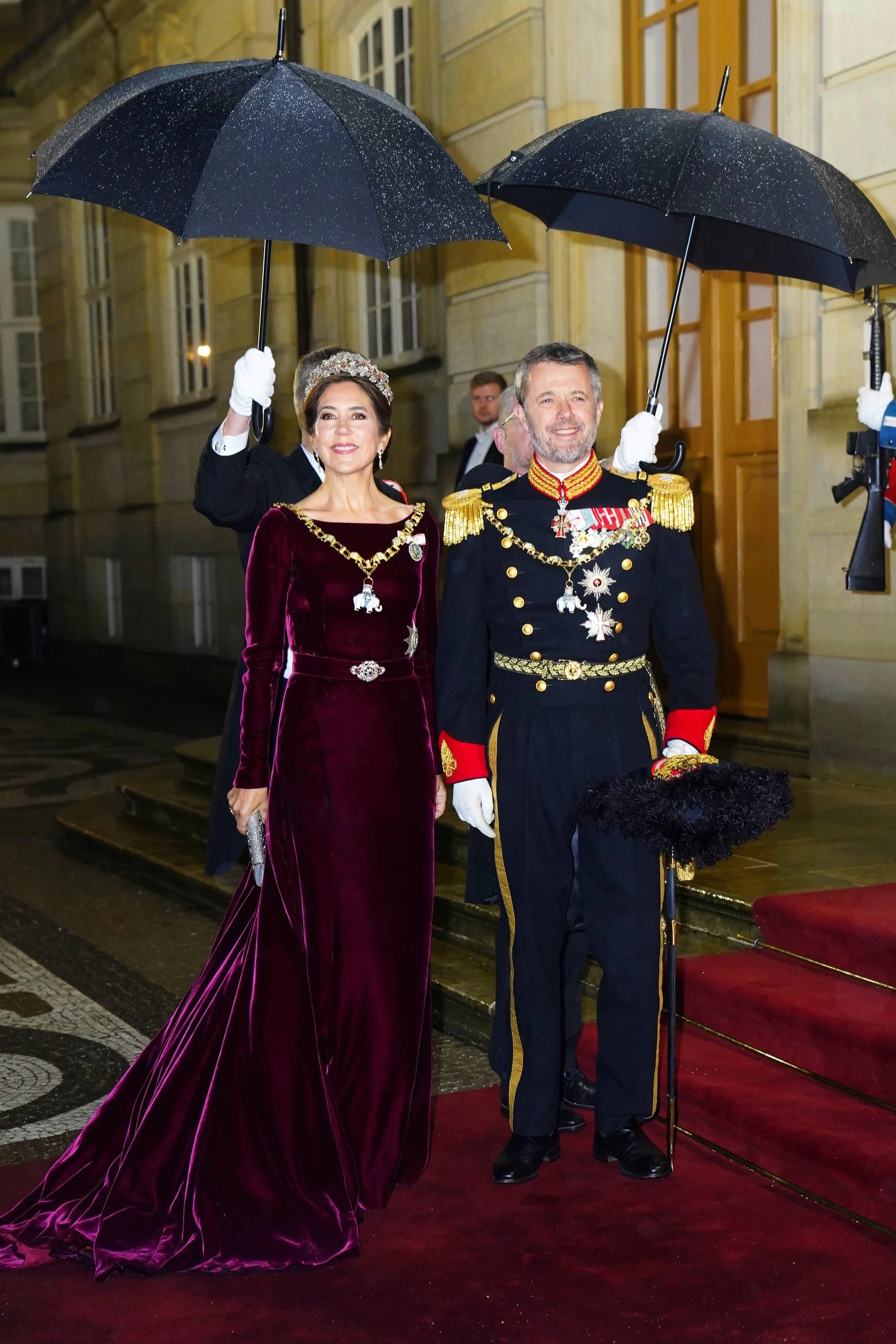 The Crown Prince and Crown Princess of Denmark Attend New Year's ...