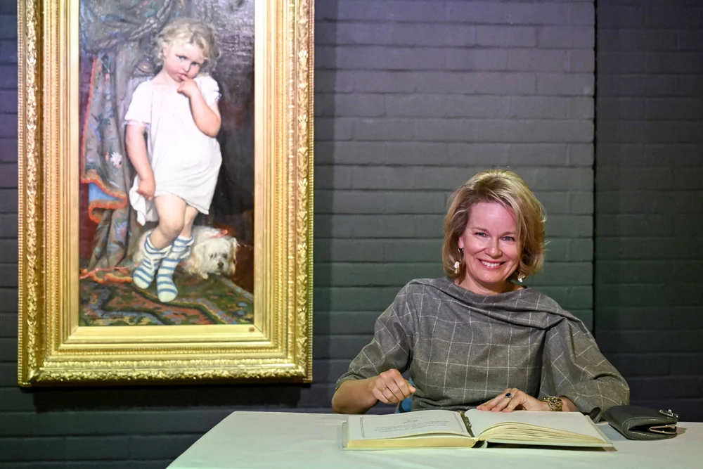 Queen Mathilde Visits Emile Claus Exhibition in Deinze — Royal ...