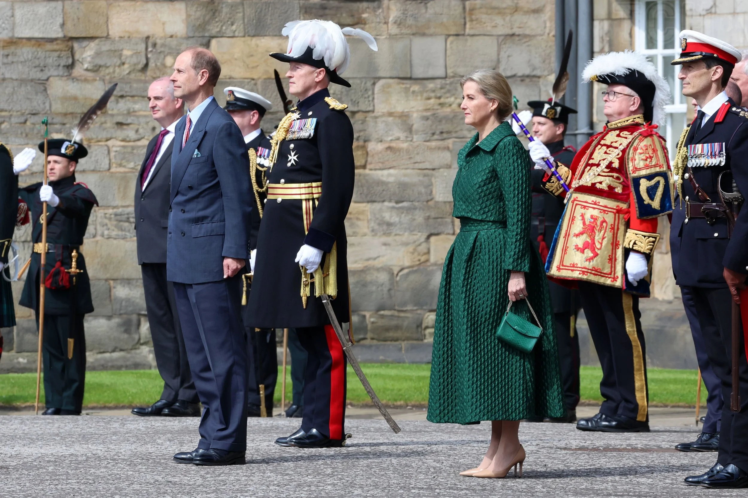The Earl and Countess of Forfar Attend Ceremony of the Keys at ...