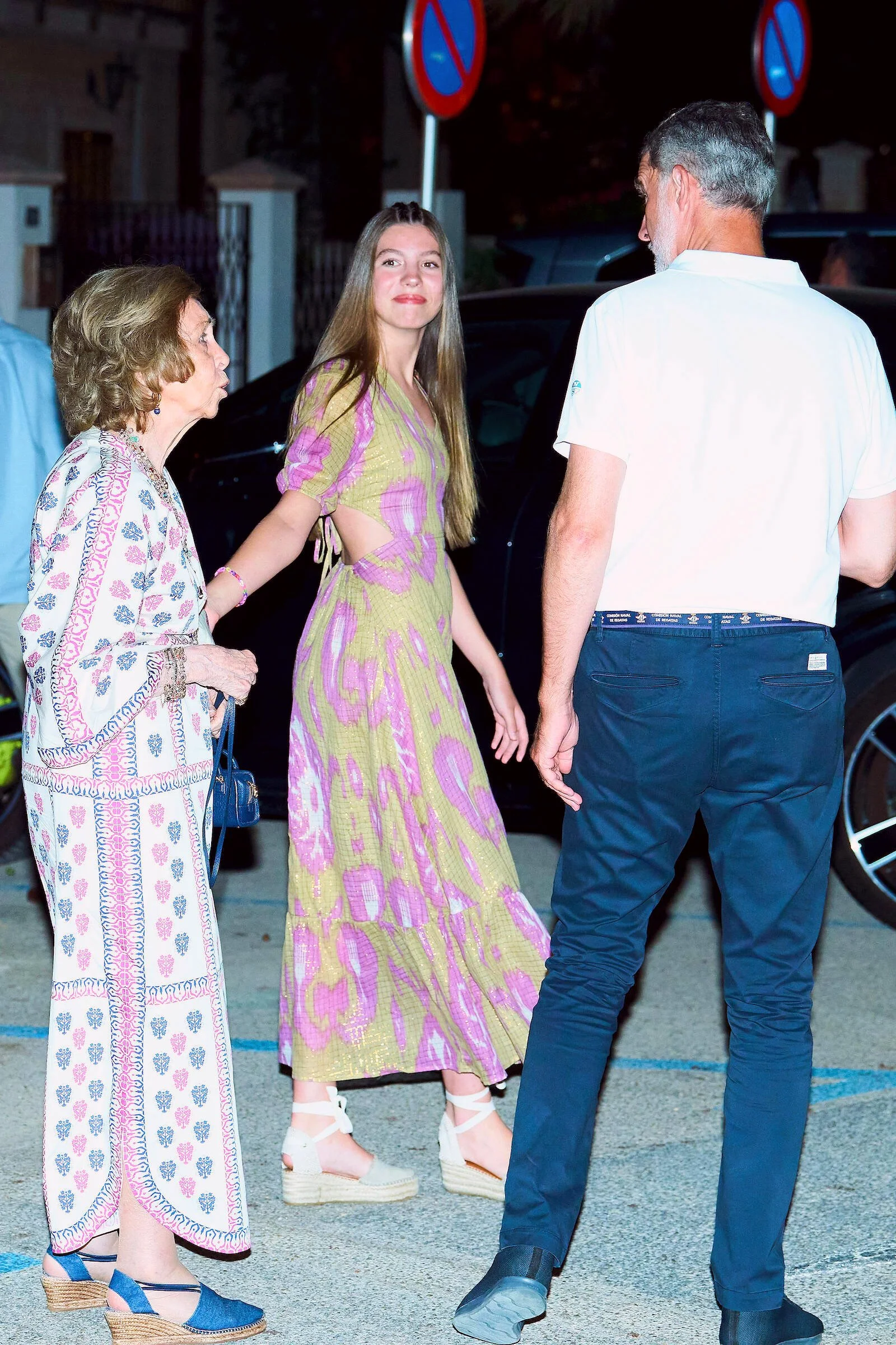 The Princess of Asturias, Queen Sofia and Infanta Sofia Attend Casual ...