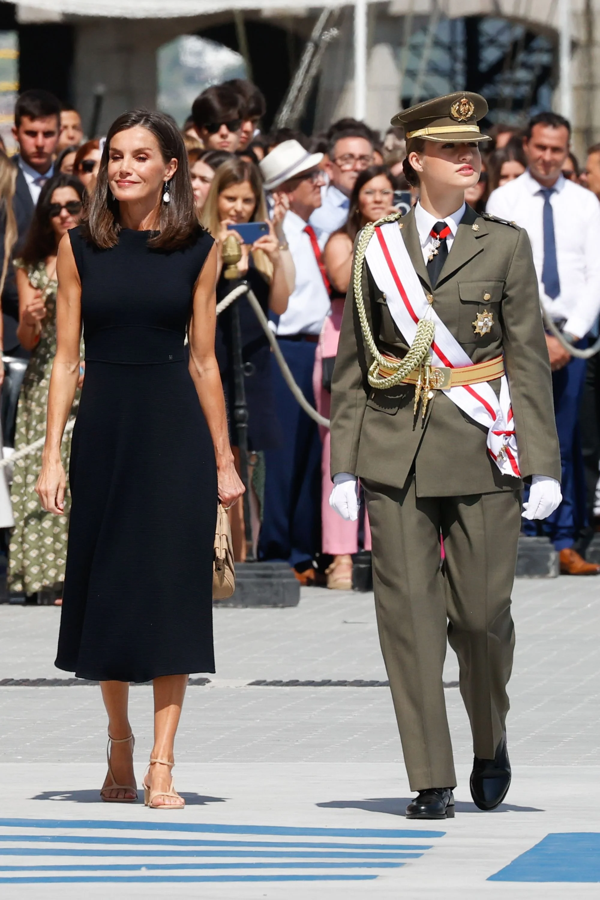 The King and Queen of Spain and the Princess of Asturias Attend ...