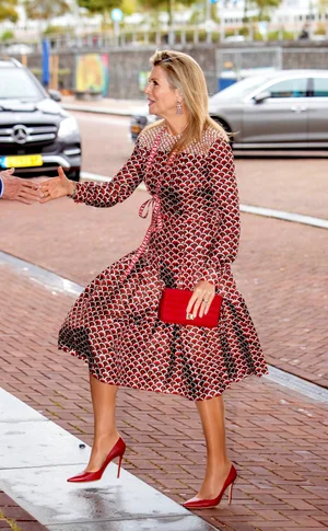 Queen Maxima Attends The Future of Finance Conference — Royal Portraits ...