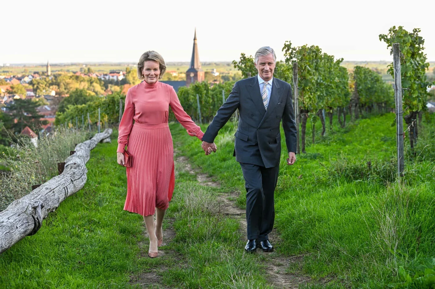 The King and Queen of the Belgians Visit Winery in Deidesheim, Germany ...
