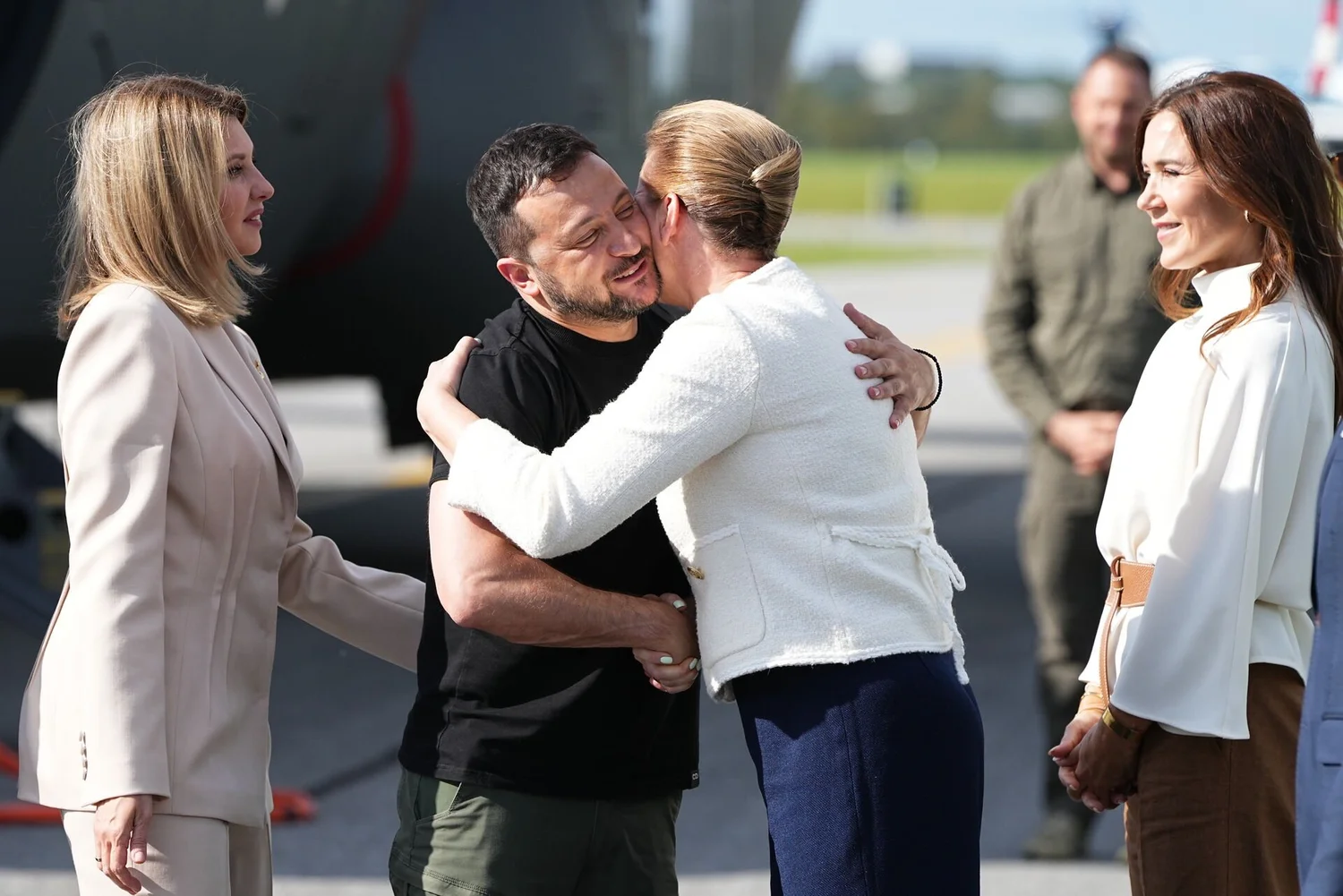Crown Princess Mary and the First Lady of Ukraine Attend Service at ...