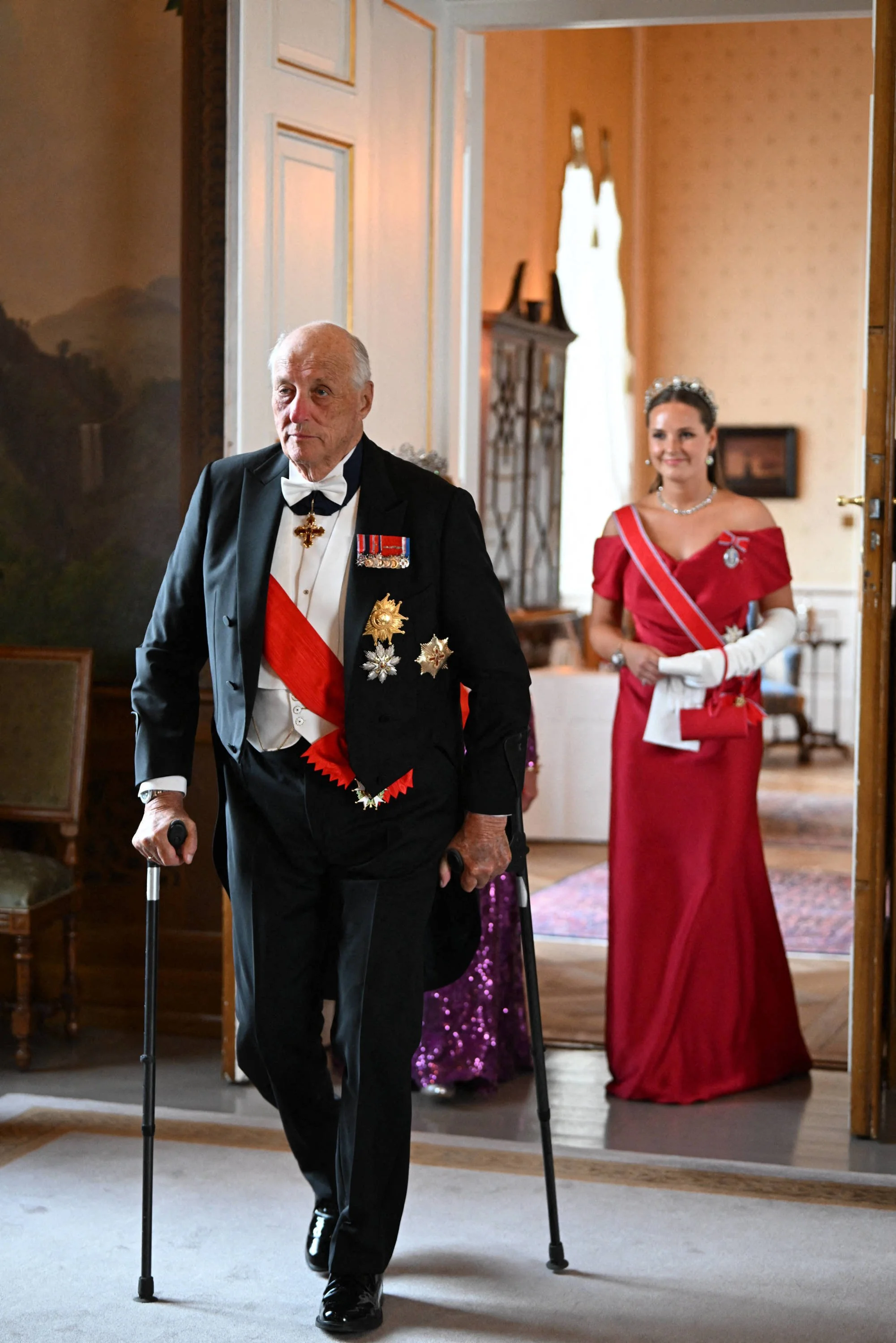 Princess Ingrid Alexandra Attends State Banquet Held for the President ...