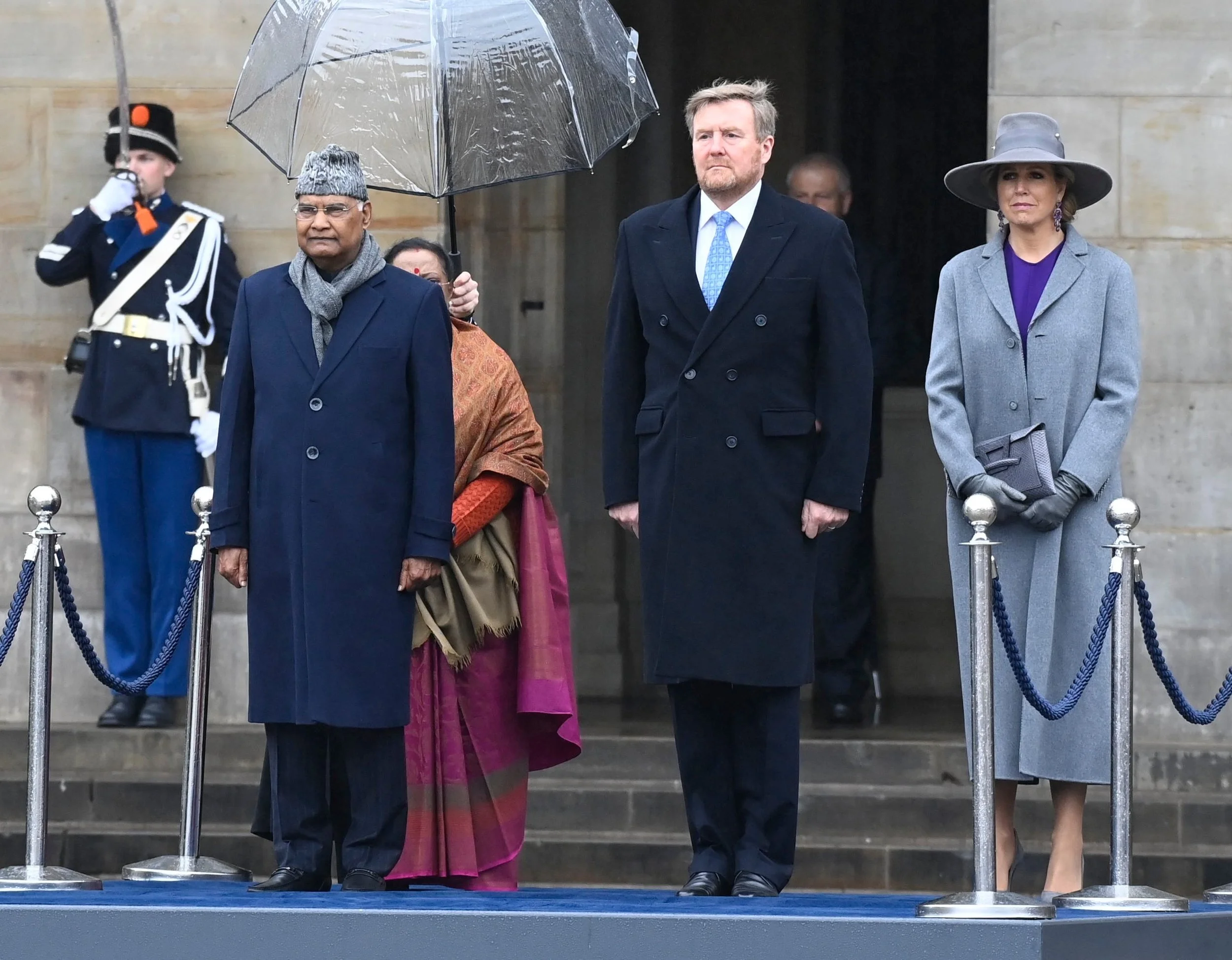 The King and Queen of the Netherlands Welcome the President and First ...