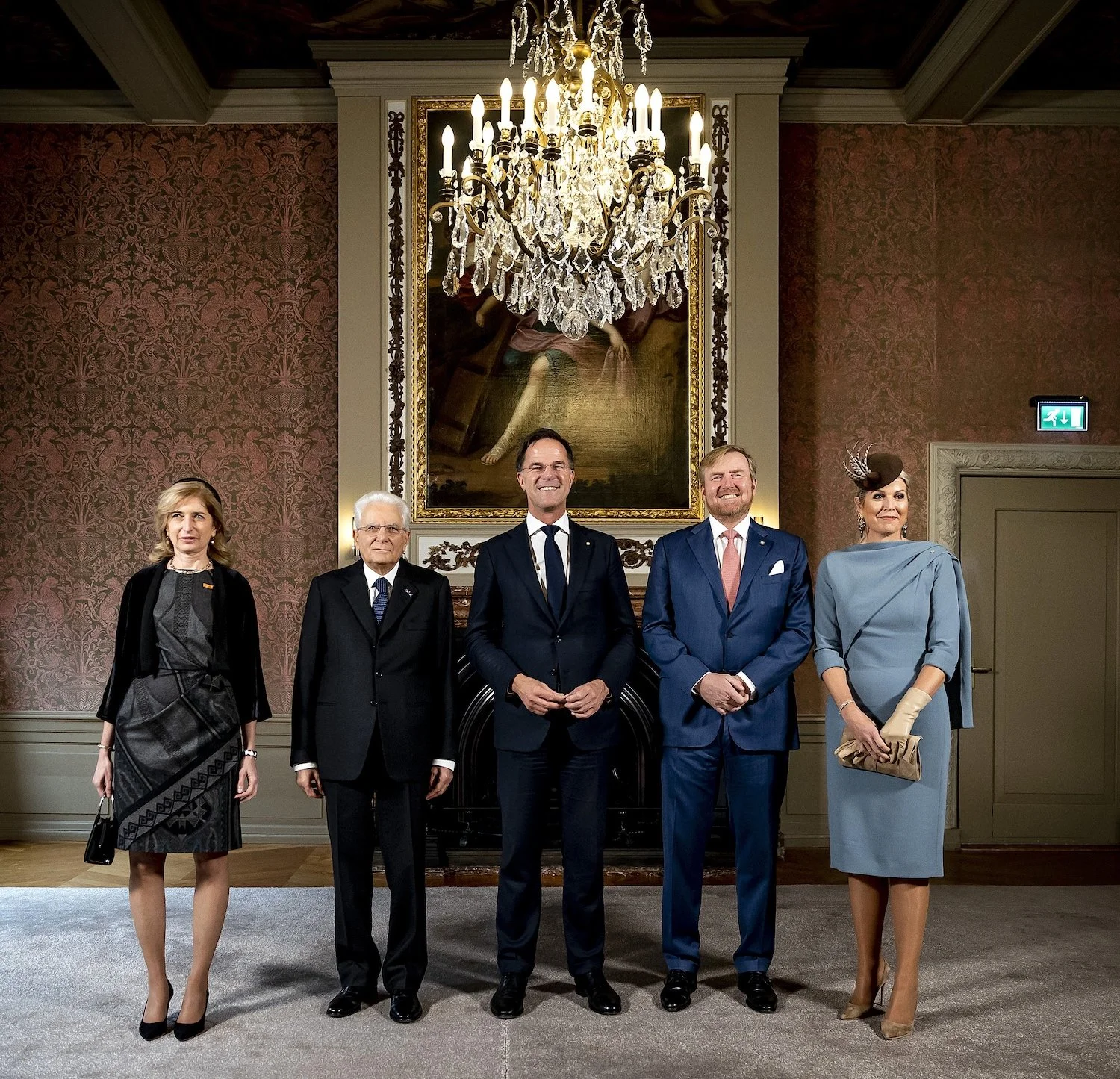 The King and Queen of the Netherlands Attend Luncheon at Trêveszaal ...
