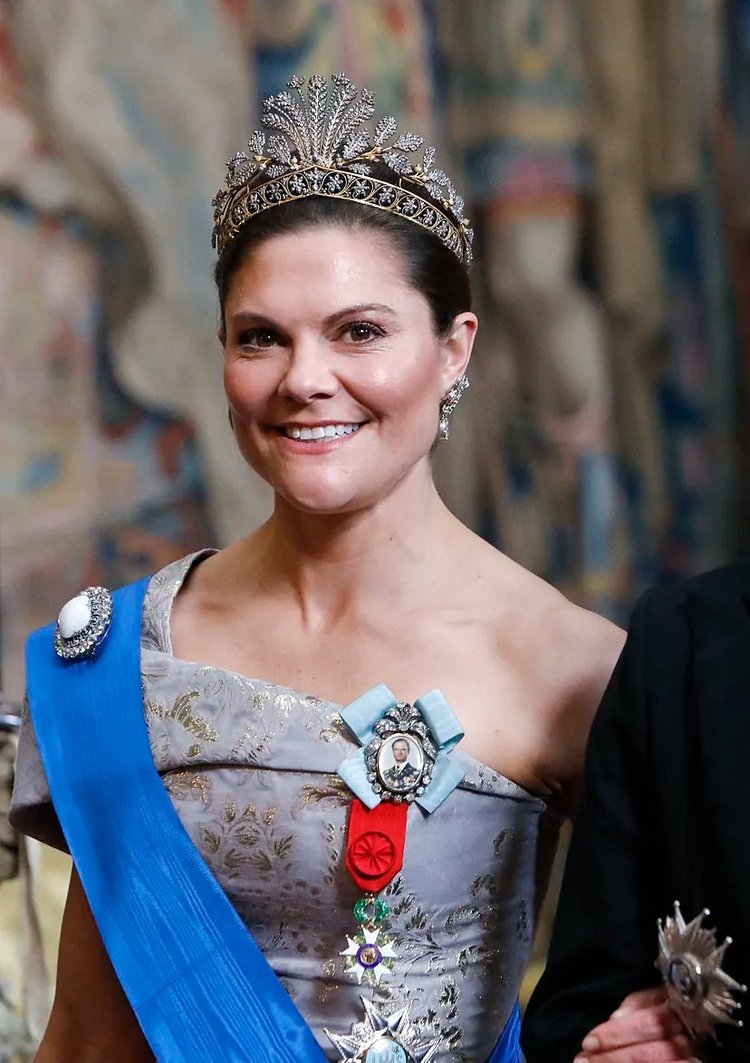 Crown Princess Victoria Attends State Banquet Held in Honour of the ...