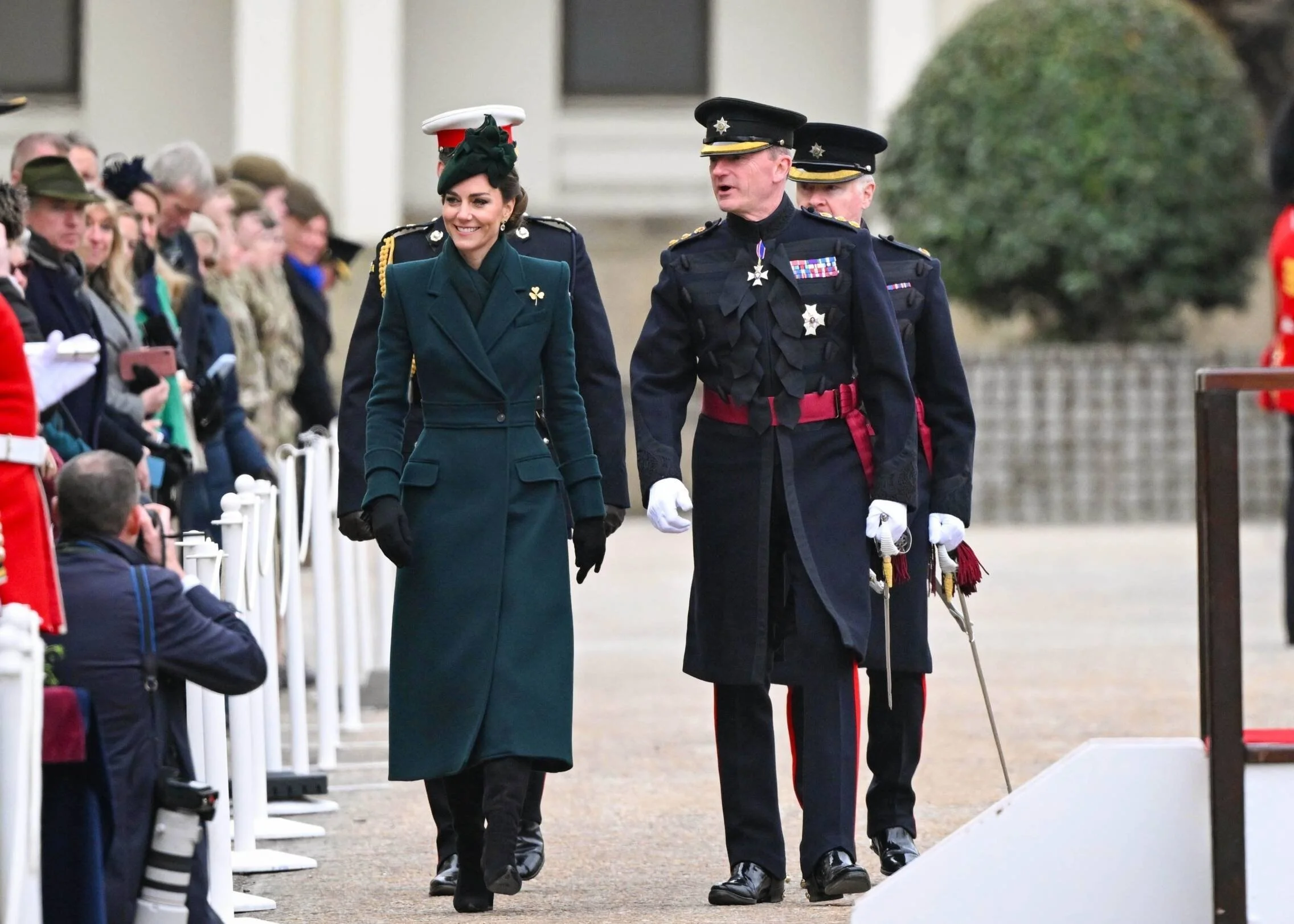 The Princess of Wales Attends the 2025 Irish Guard's St. Patrick's Day ...
