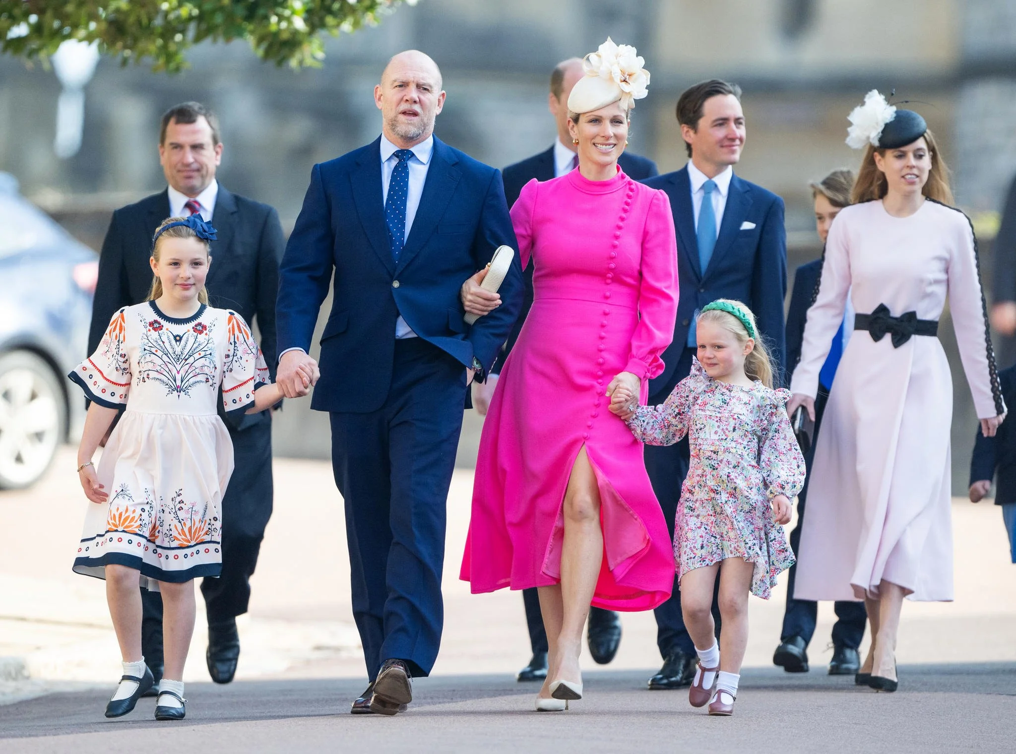 Zara Tindall Attends Easter Sunday Service 2023 — Royal Portraits Gallery
