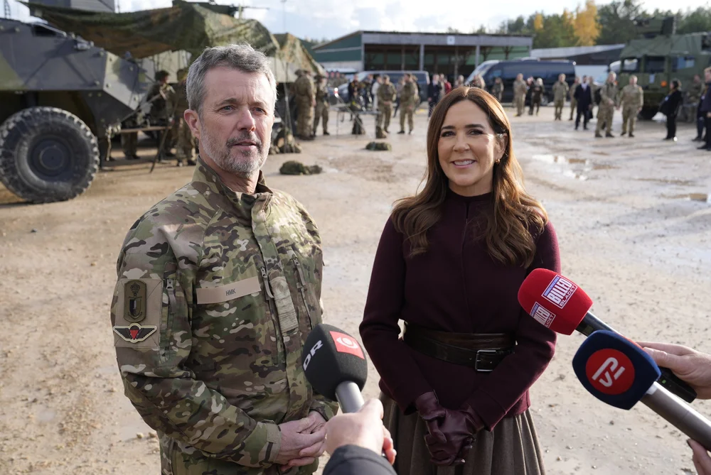 The King and Queen of Denmark Visit Adazi Military Base — Royal ...