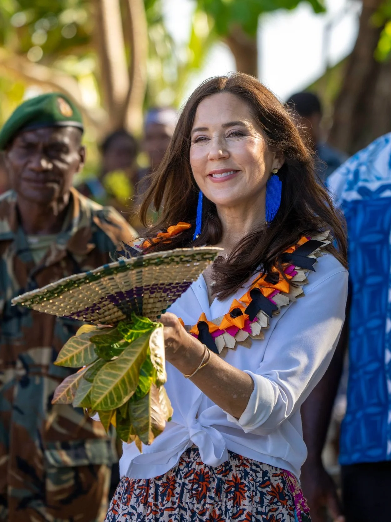 Crown Princess Mary Arrives in the Pele Island, Vanuatu — Royal ...