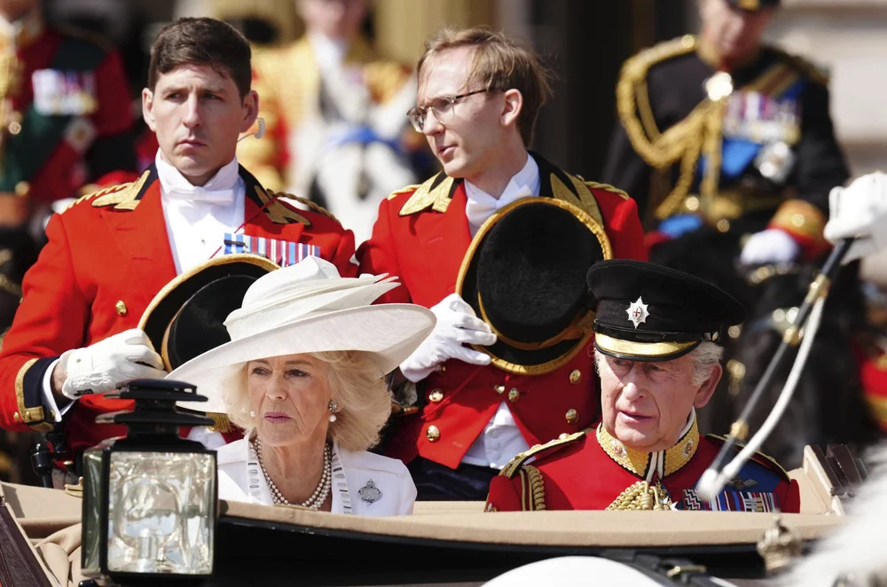 The King and Queen of the United Kingdom Attend Trooping The Colour ...