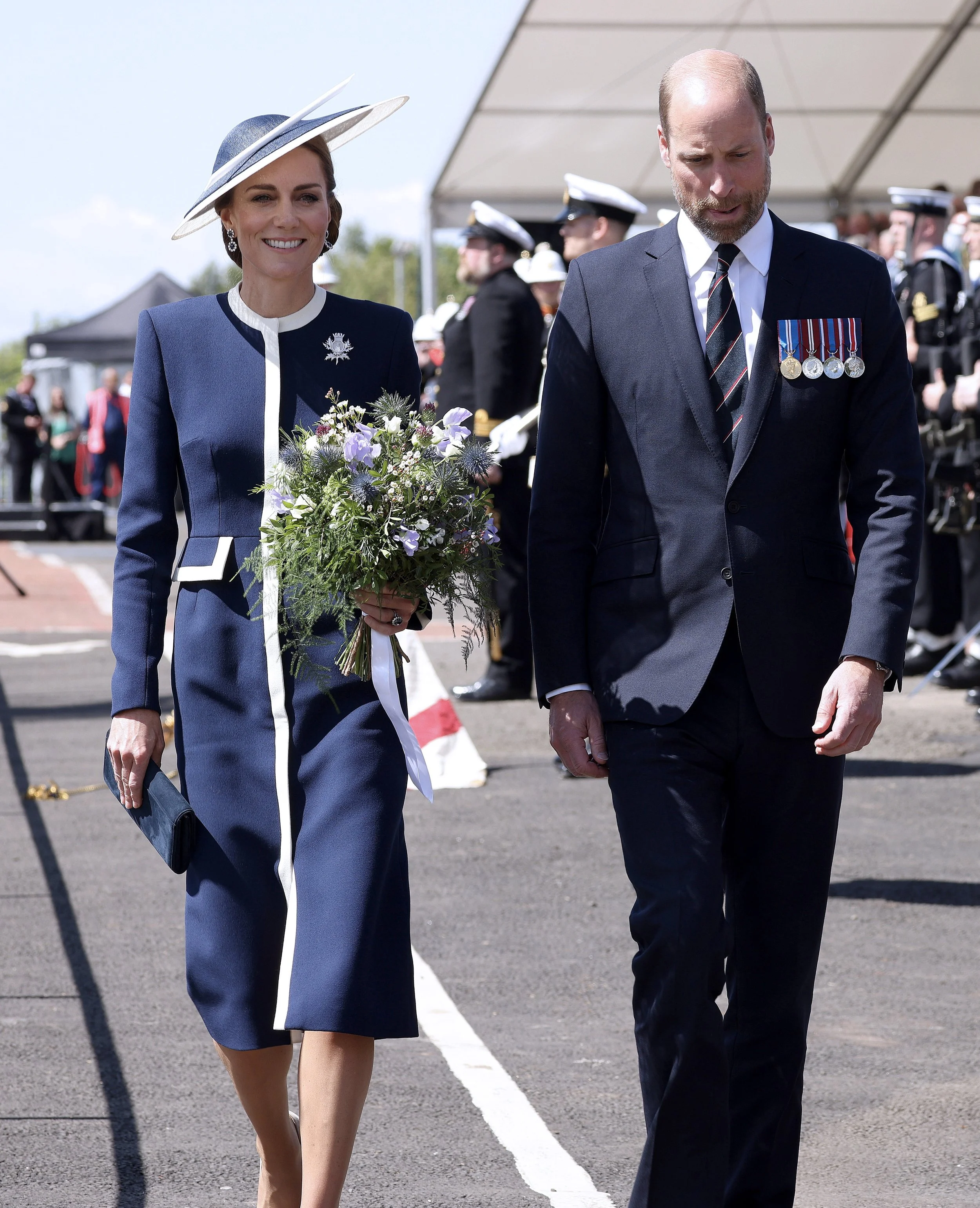 The Duke and Duchess of Rothesay Christen HMS Glasgow — Royal Portraits ...