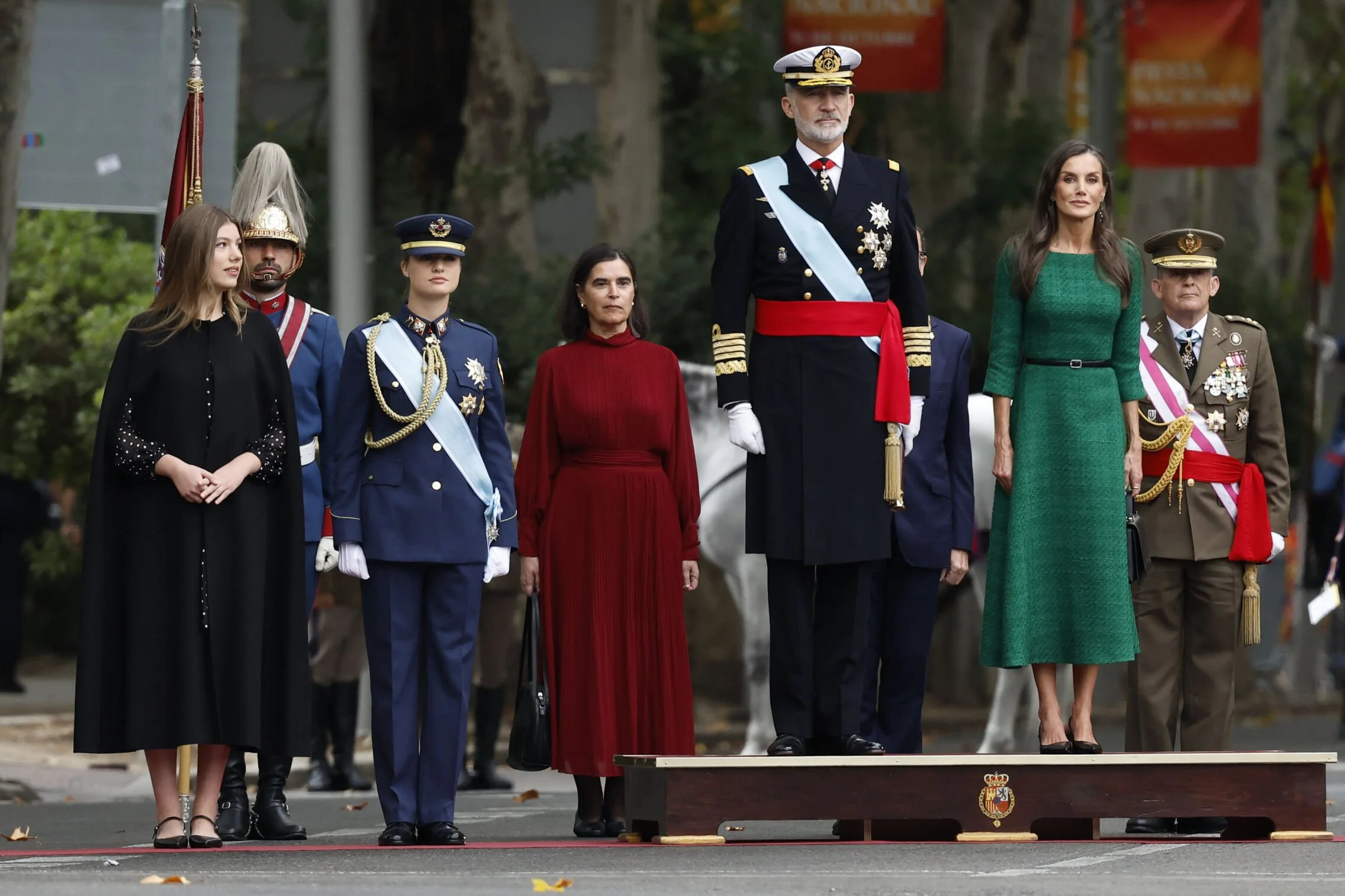 The Royal Family of Spain Attend National Day 2025 Military Parade and ...