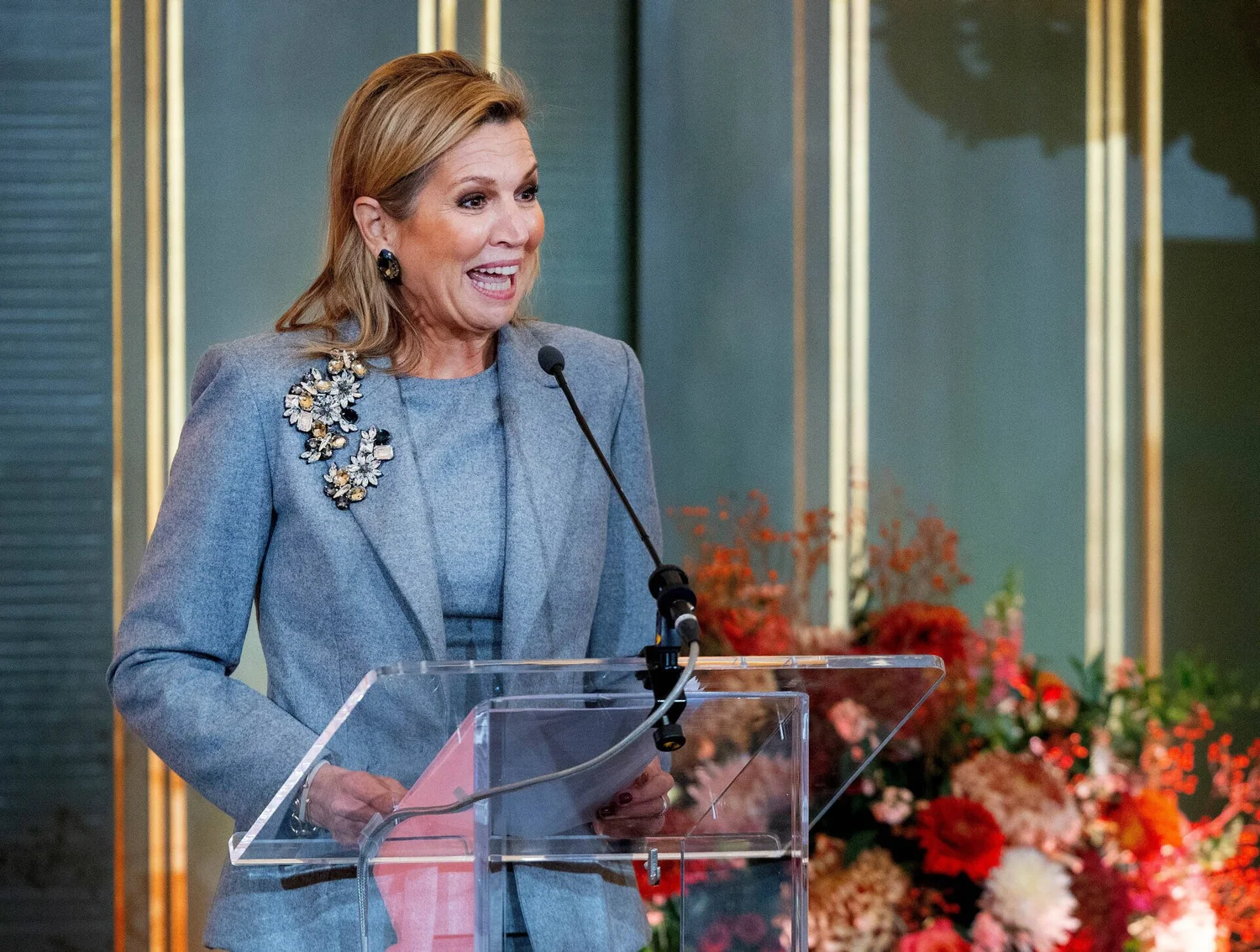 Queen Maxima Attends Lauch of the Financially Healthy Netherlands ...